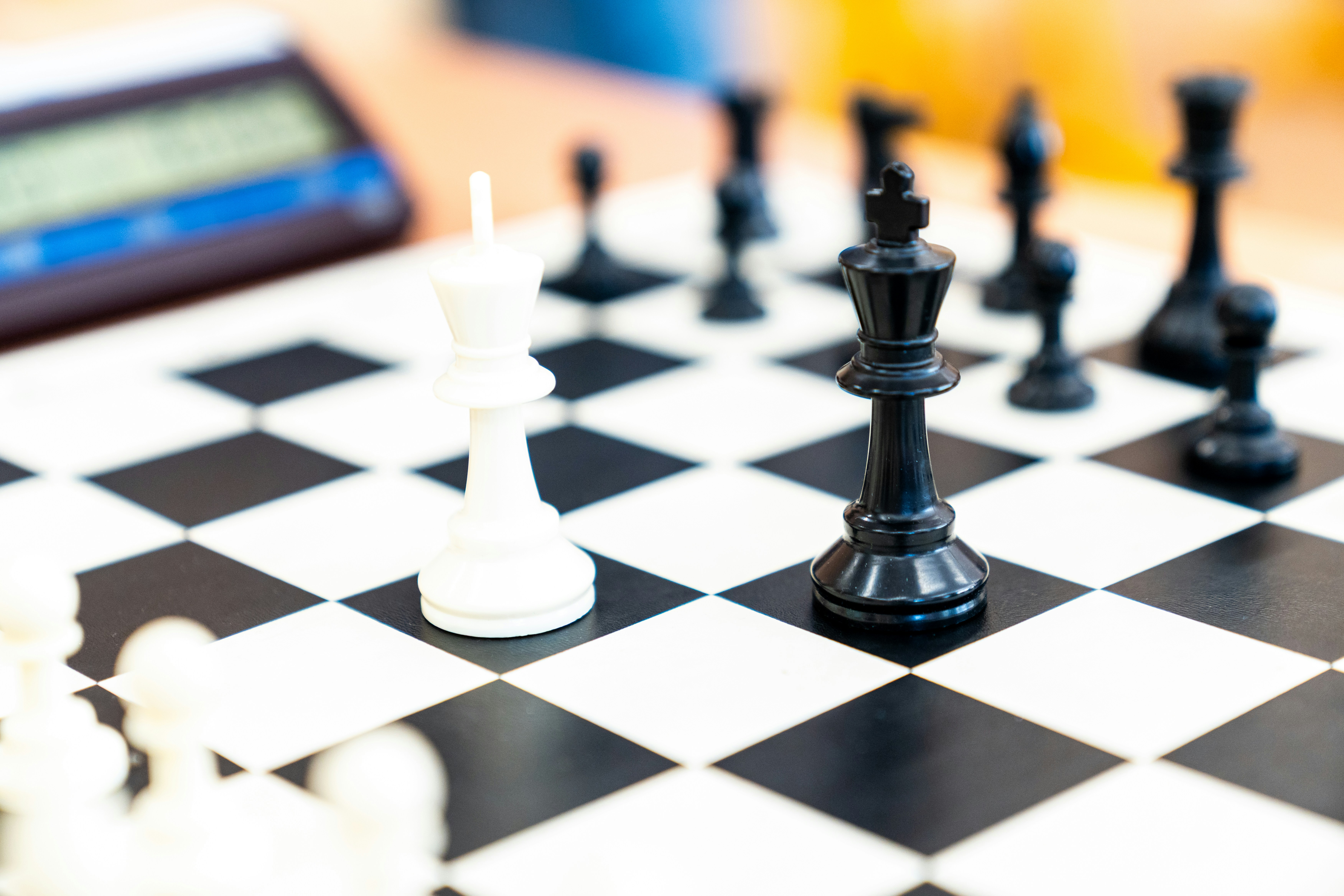 White King in the Midst of a Strategic Stand