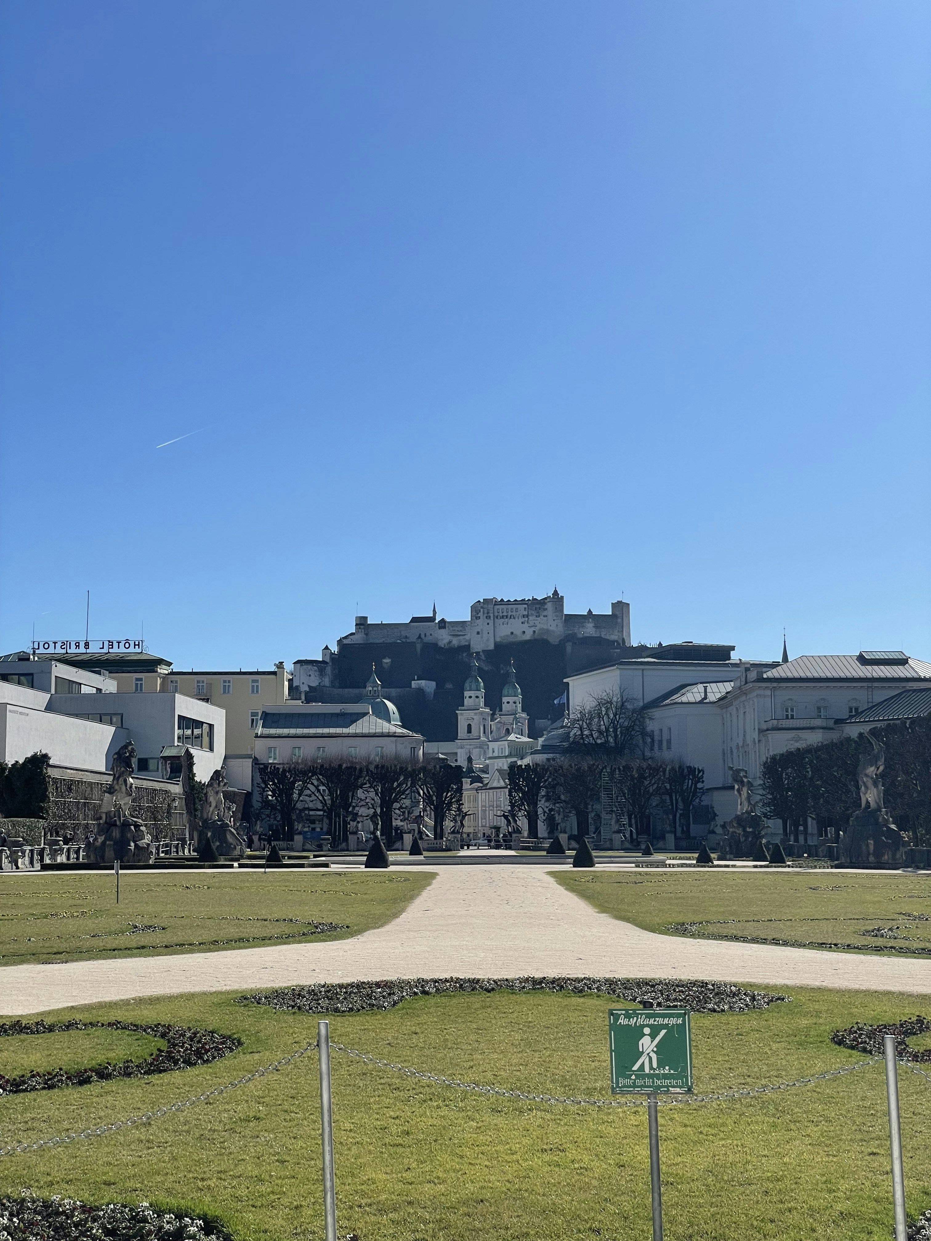 A Sunlit Approach to the Castle: Pathway to the Citadel