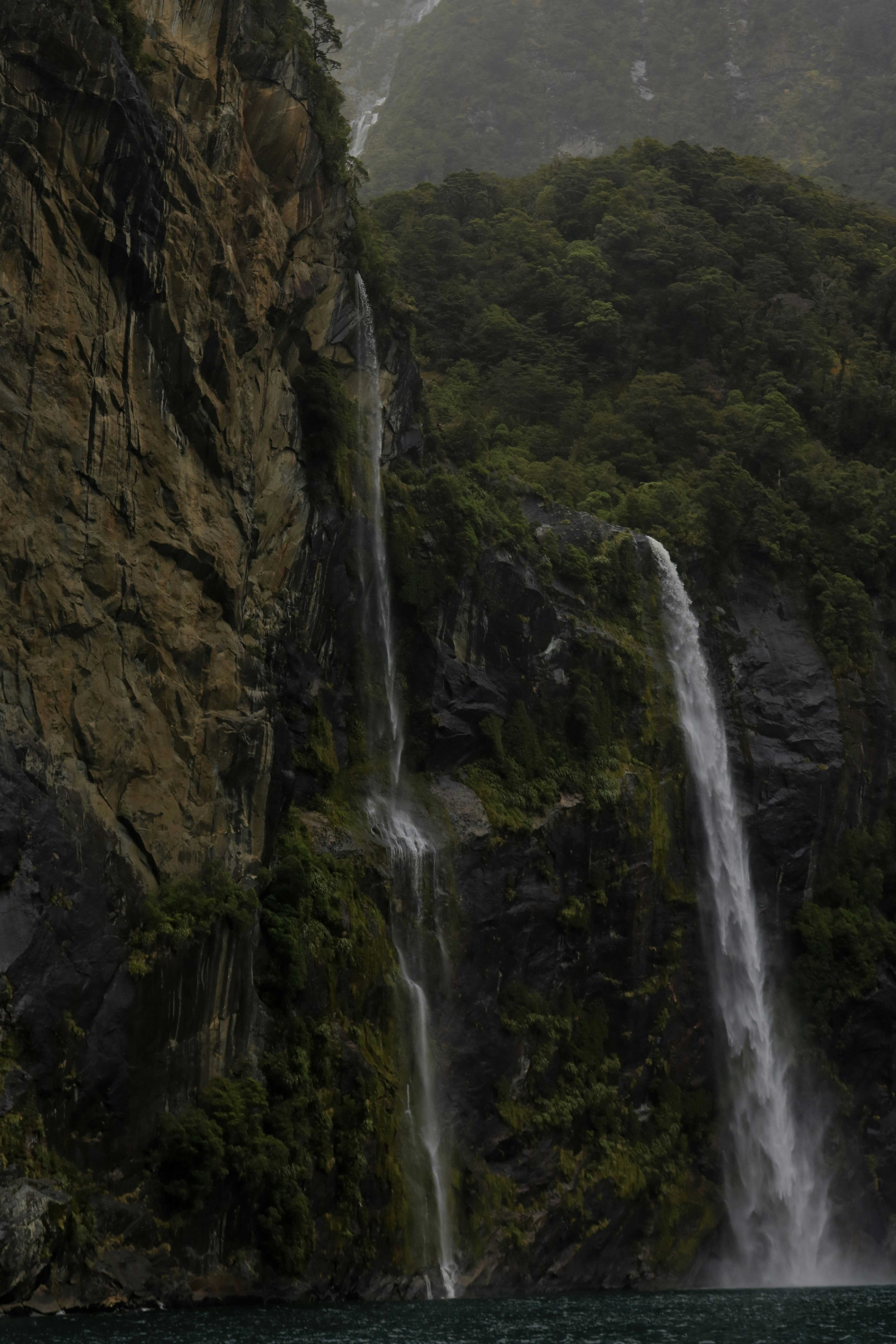 Twin Veil Falls Carved in Granite Gorge