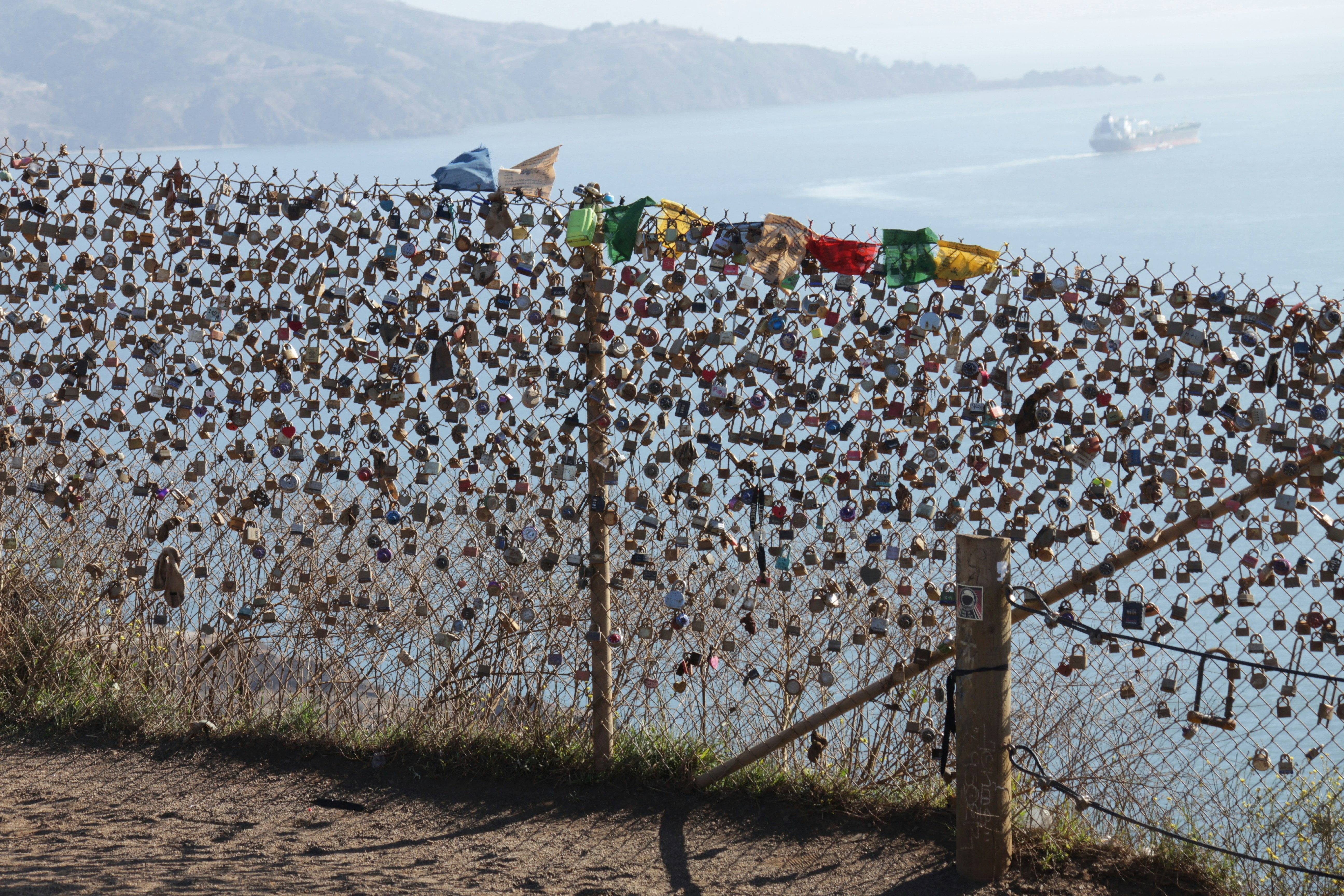 Love Locks Under a Misty Horizon