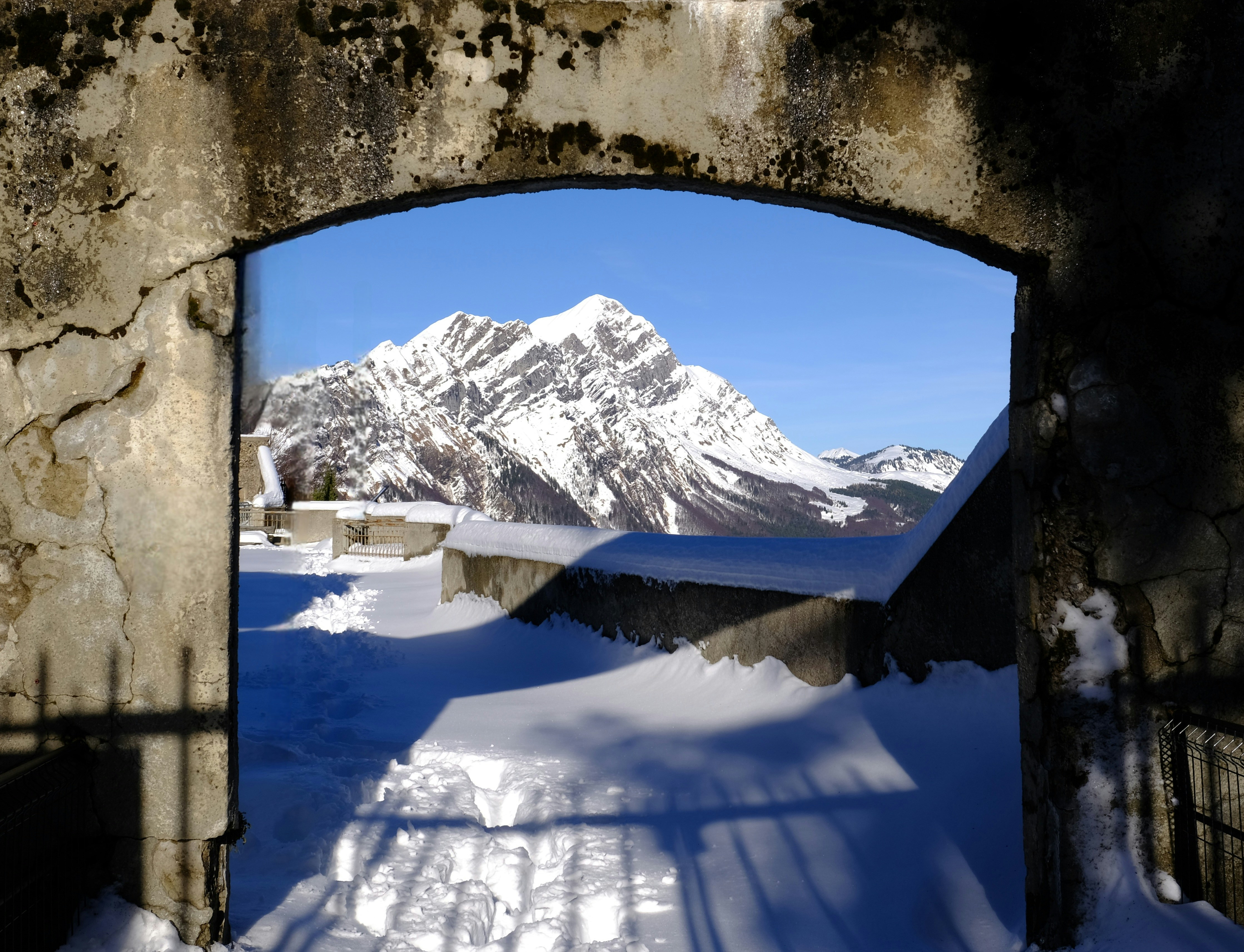 Snowbound Archway to Alpine Vistas