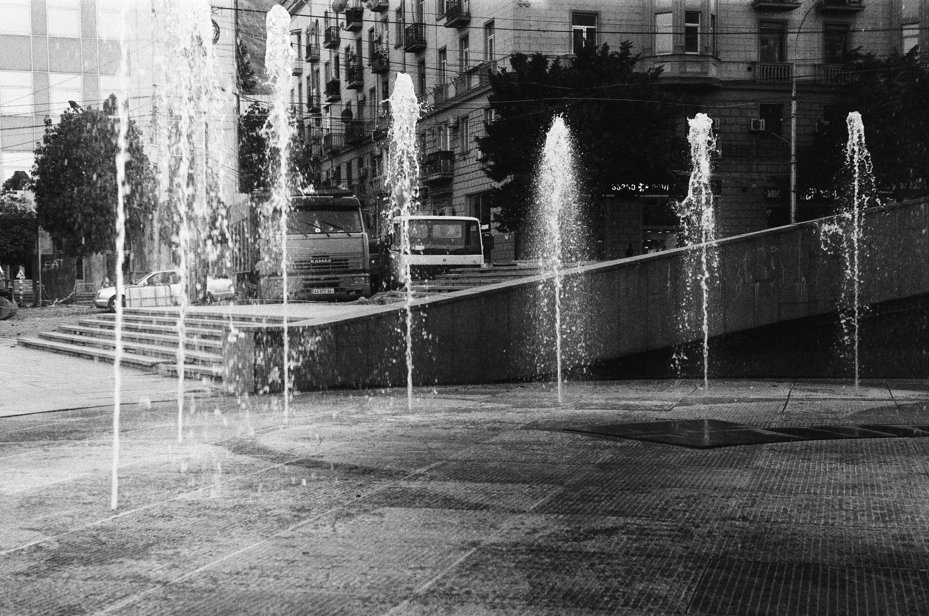 A fountain in Tbilisi. 35mm 35mm film analog photography film photography zorki zorki4