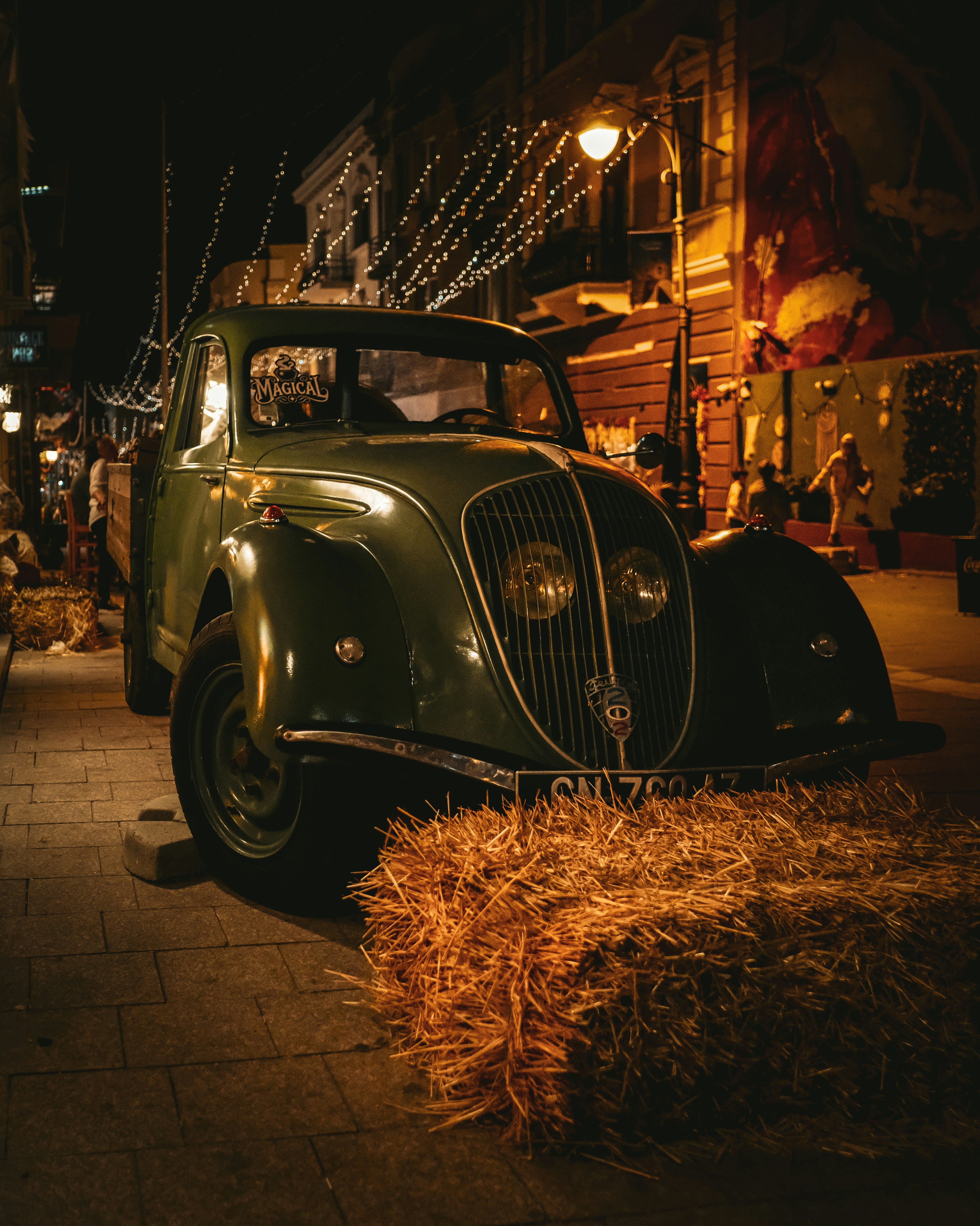 Green Classic in the Night Market Glow