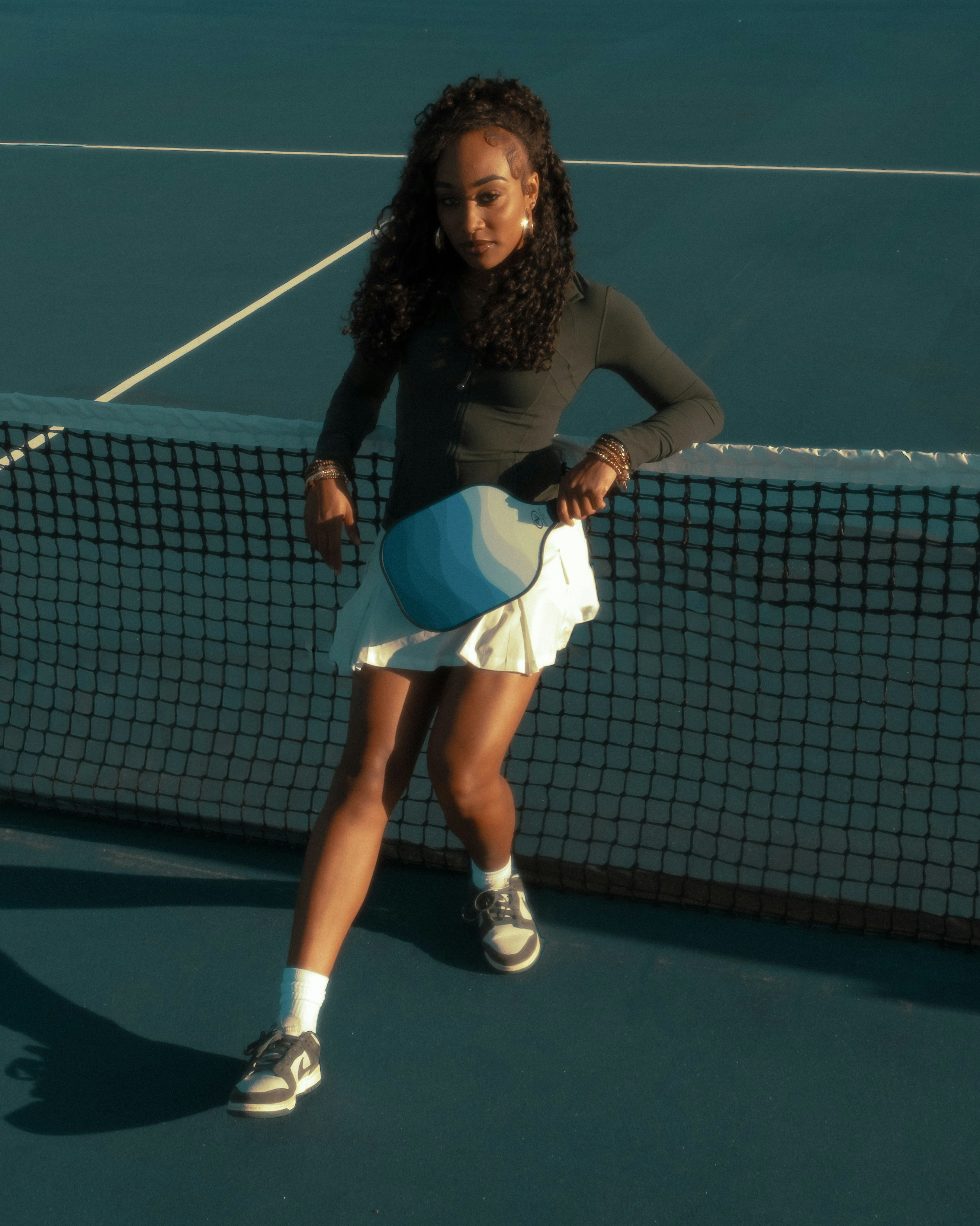 Grounded in Motion: A Tennis-Session Pose on the Court