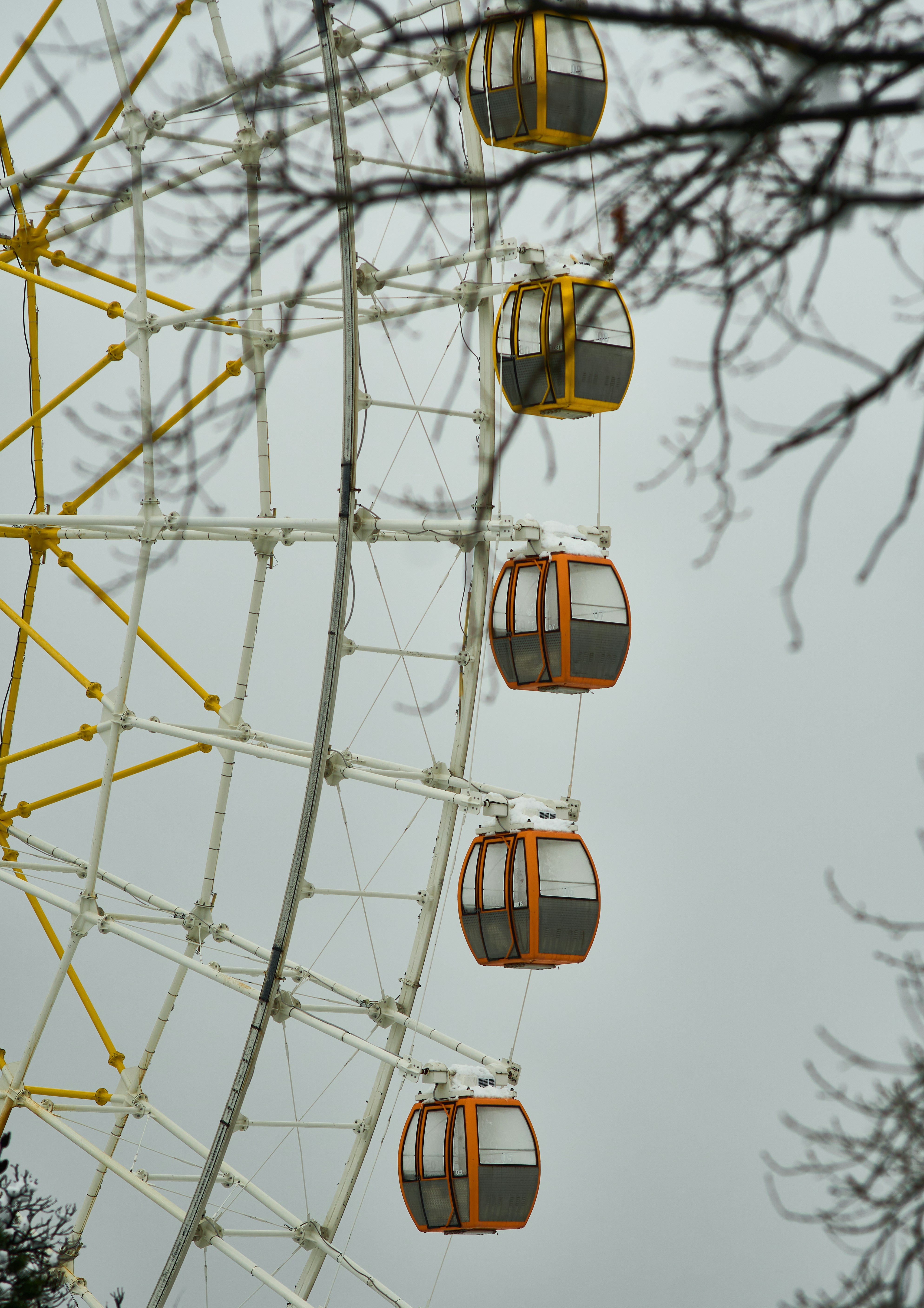 Gondola Circle: A Ferris Wheel’s Quiet Autumn Climb