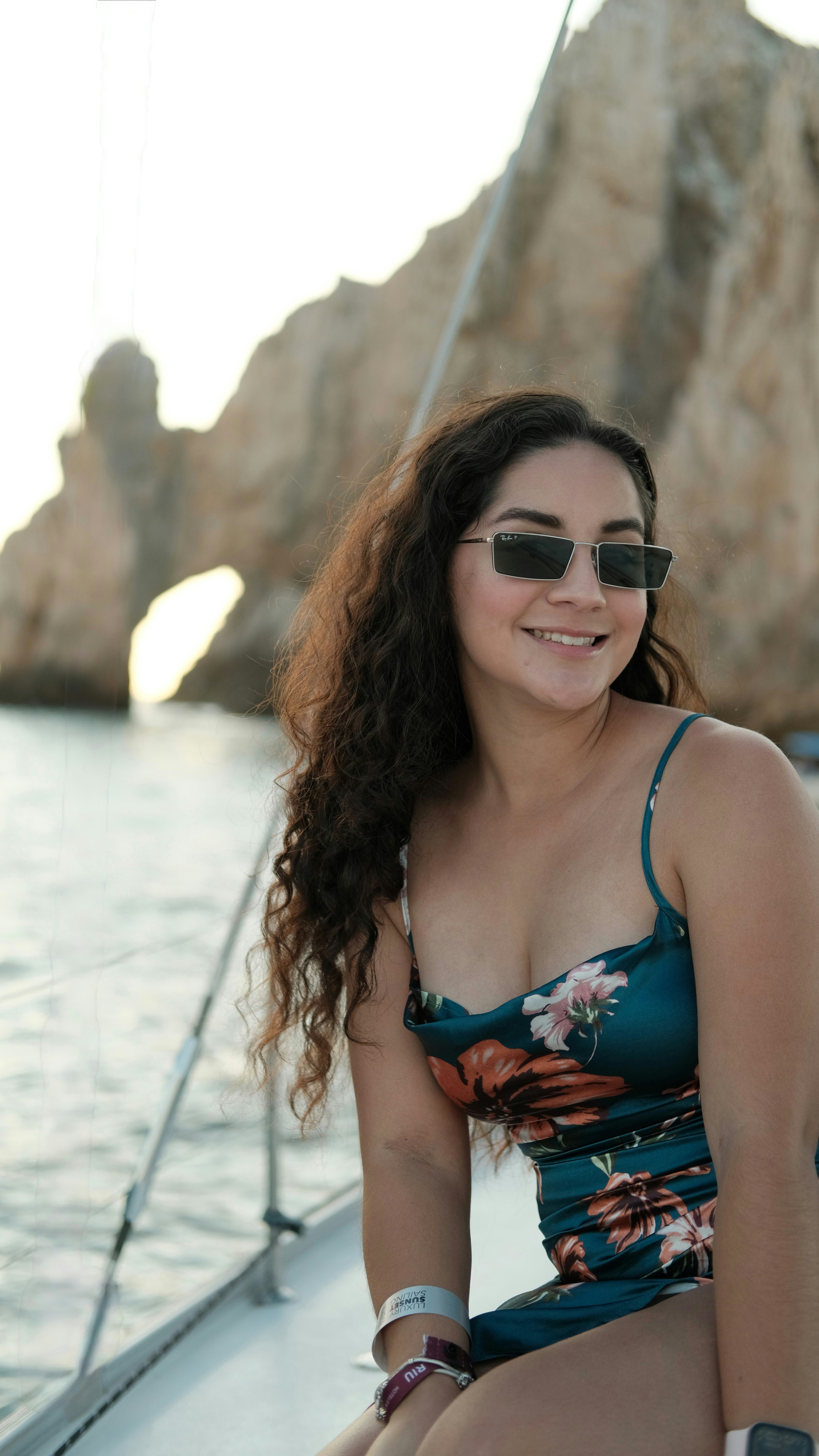 Sunlit Sailor: A Relaxed Portrait on a Coastal Run