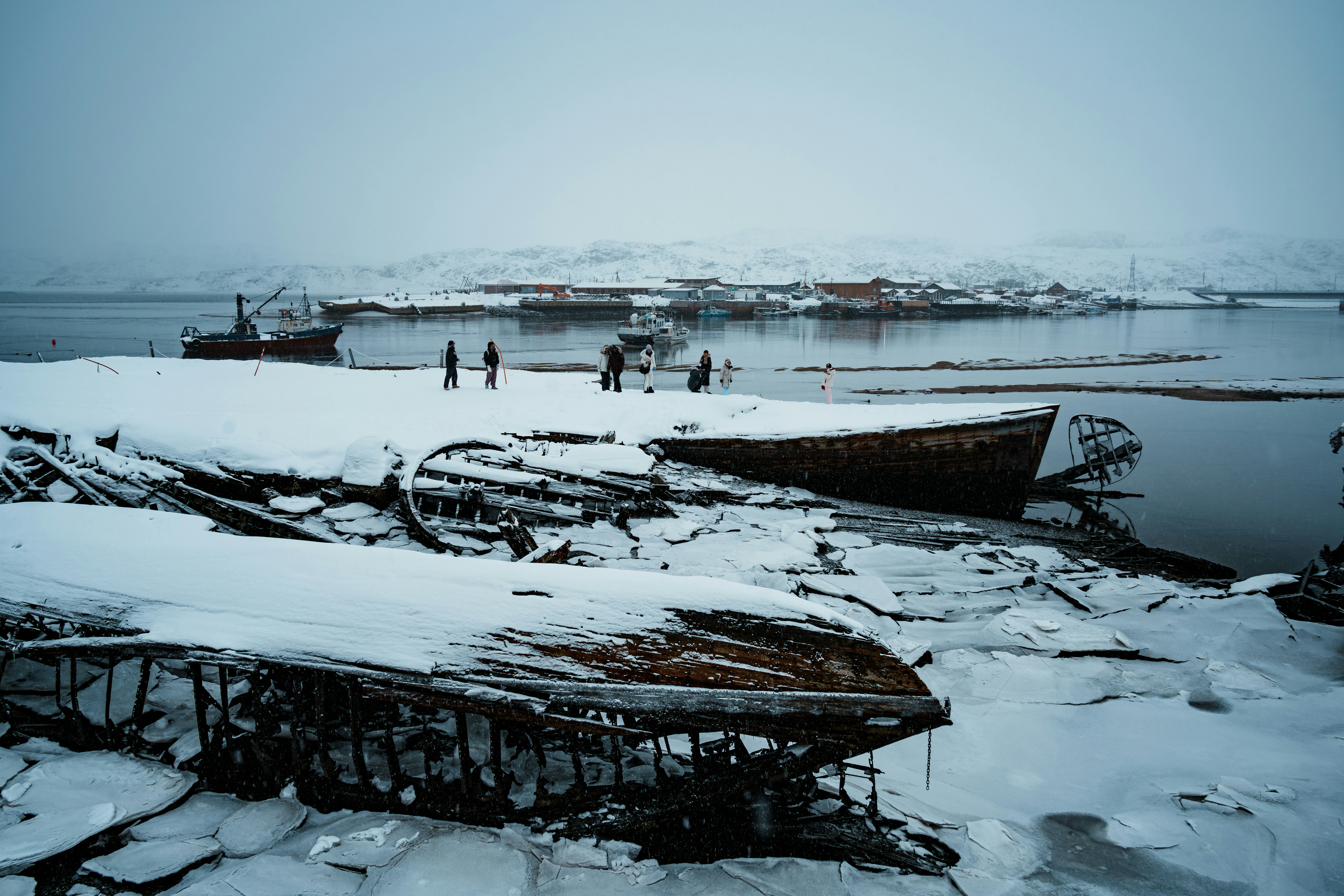 Frostbound Boats and Ghosts of the Ice
