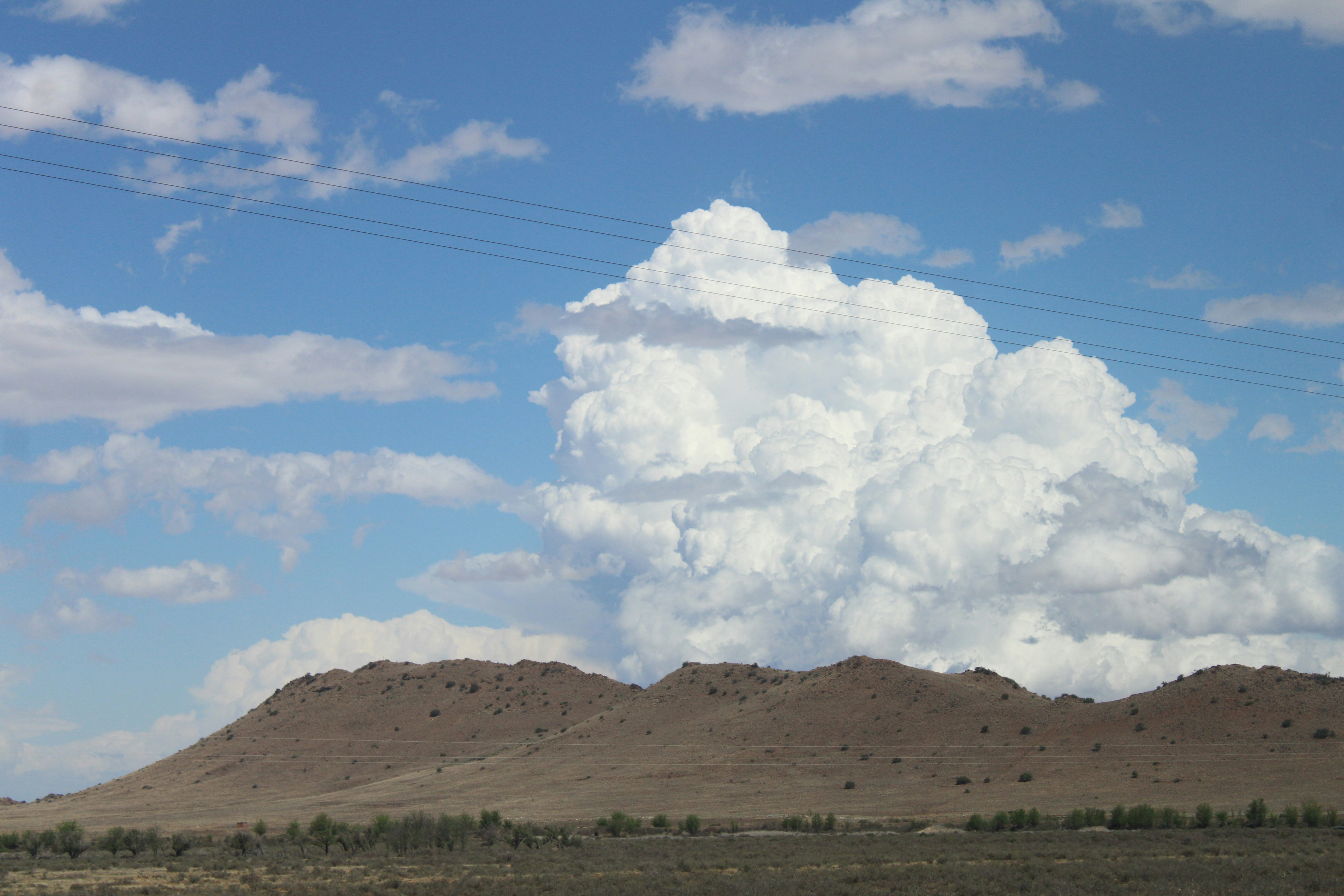 Cloud Giant Over the Desert Ridge