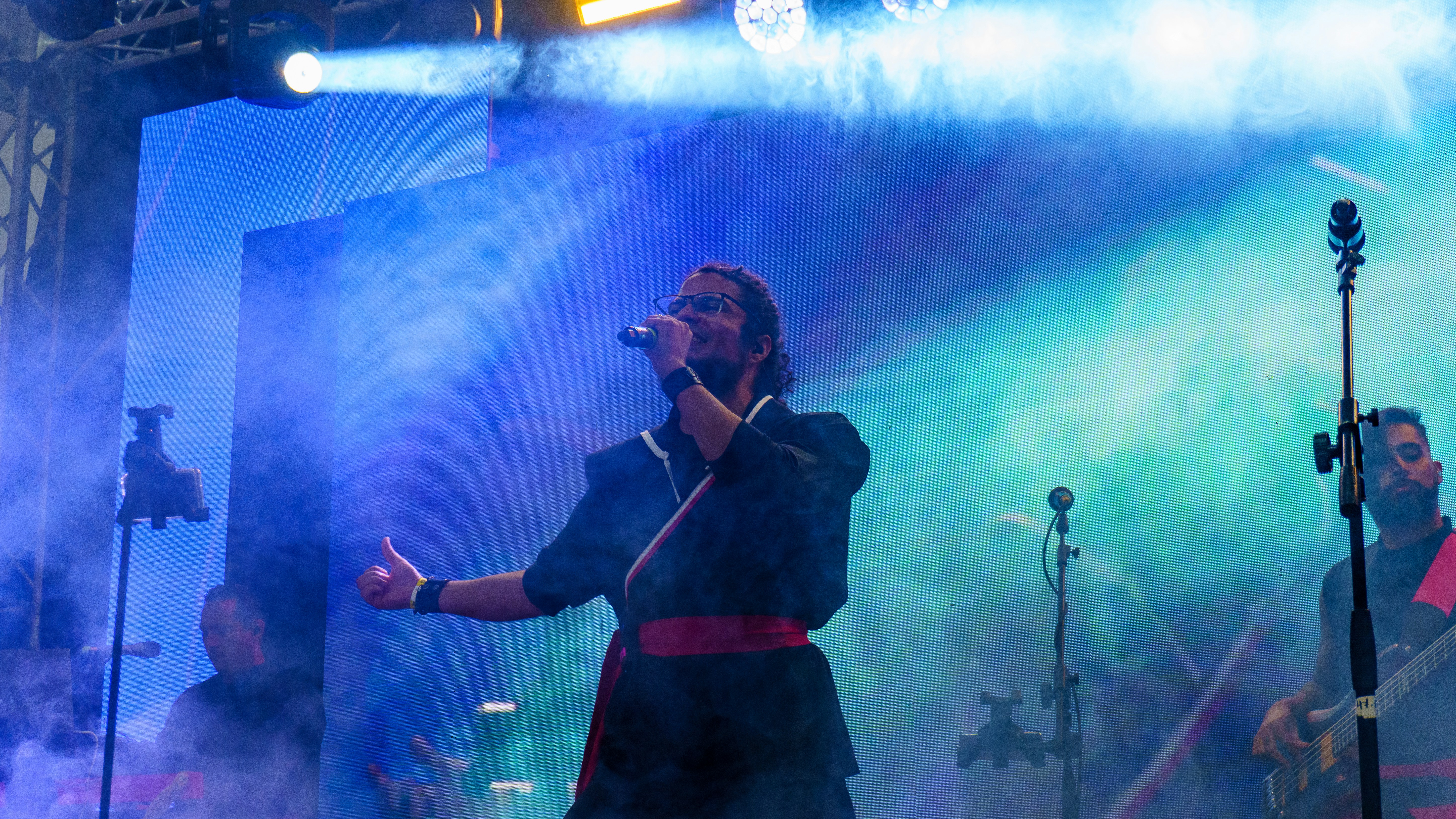 Midnight Choir: a Vocalist Under Neon Clouds