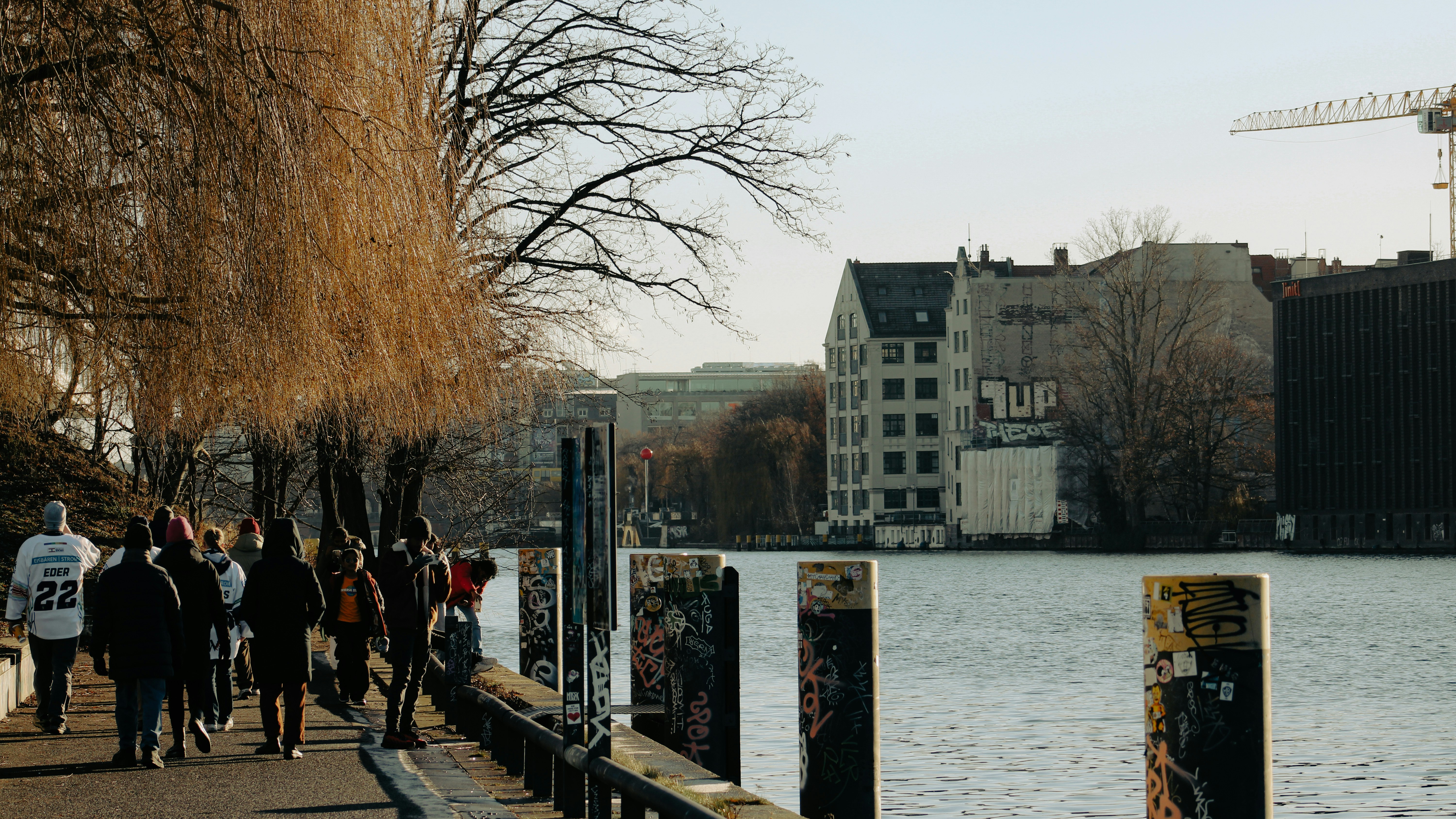 Riverside Stroll: People Trail Along the Waterfront