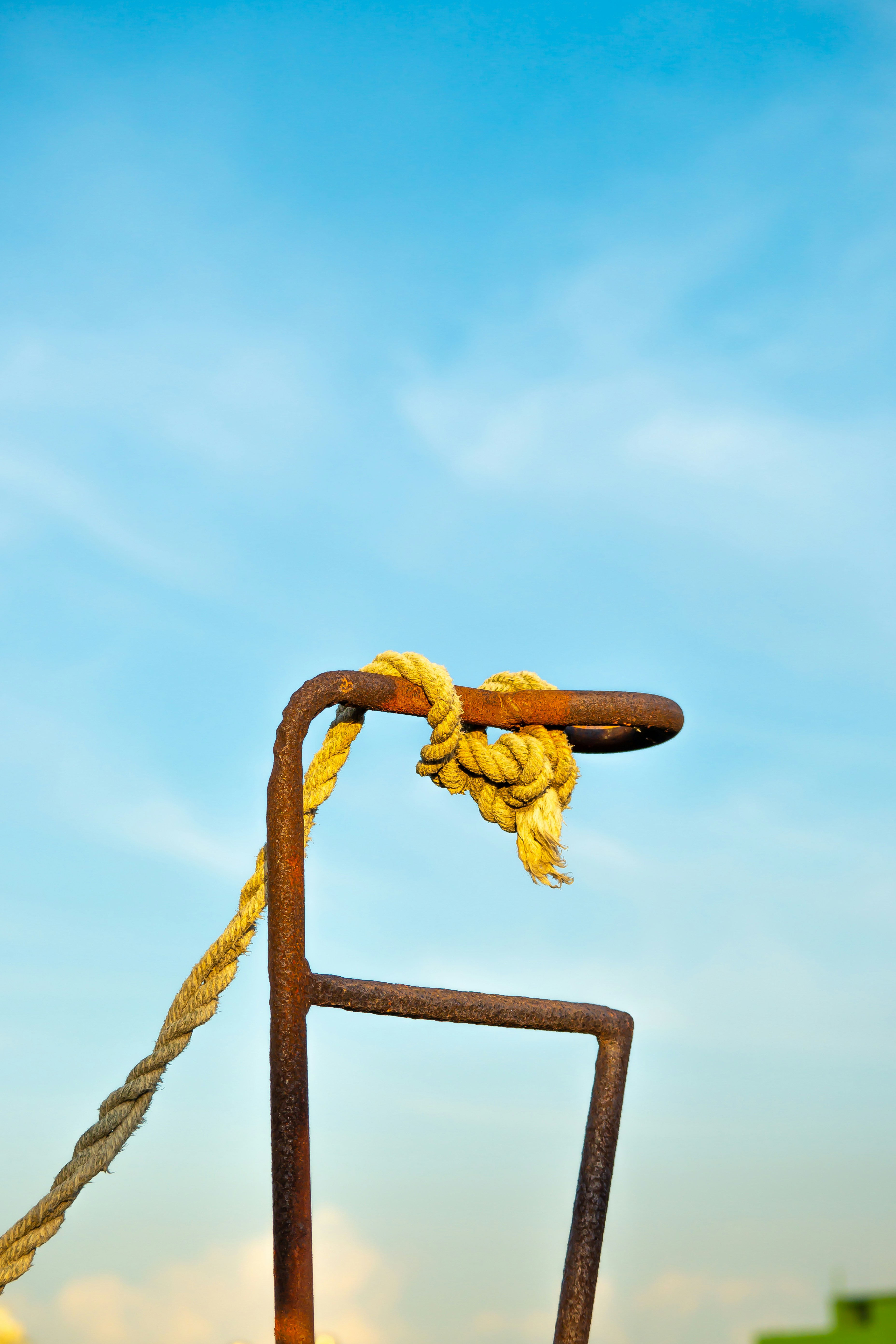 Rusted Anchor of a Distant Pier