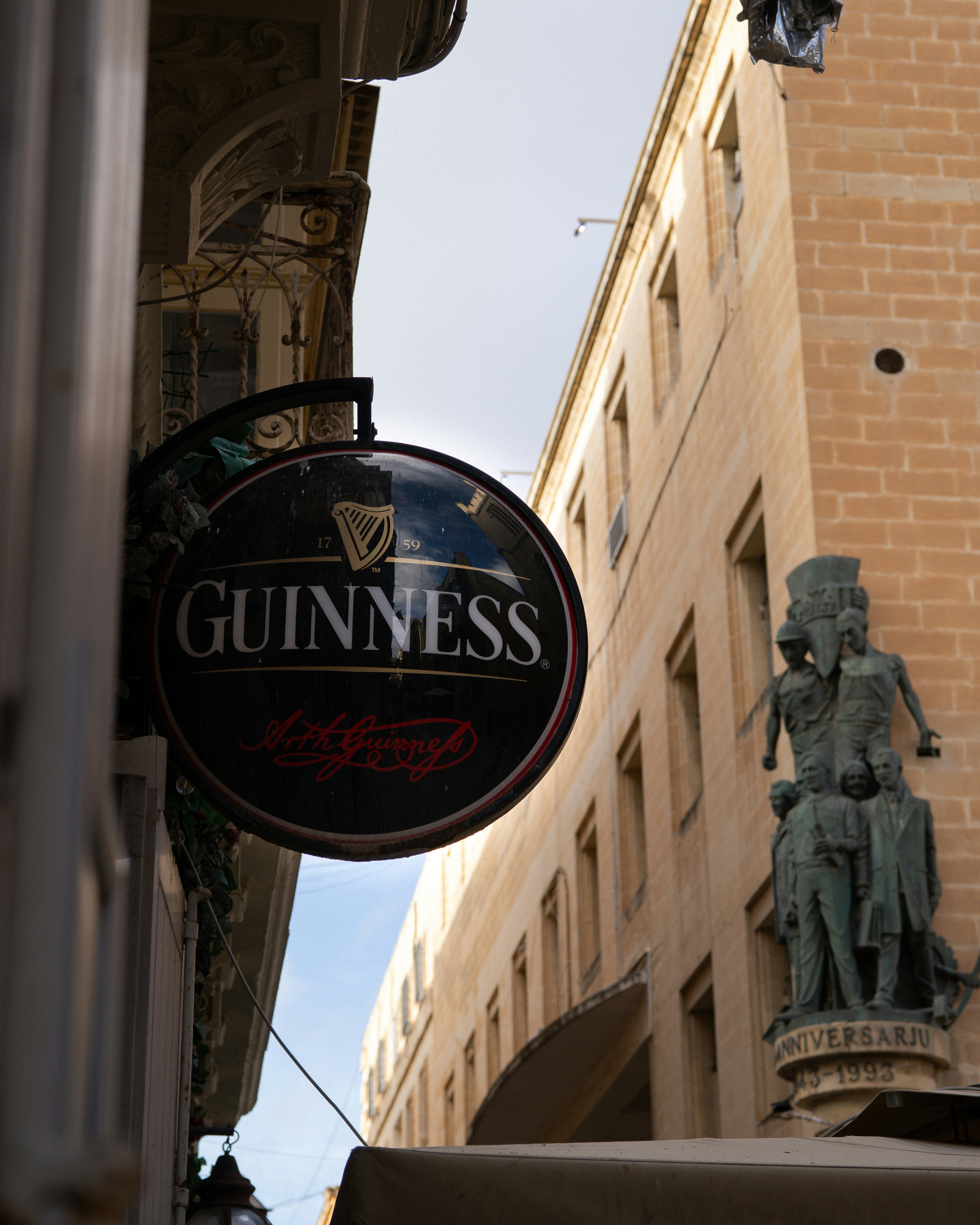 Guinness Signway: A Narrow Street Under Archways