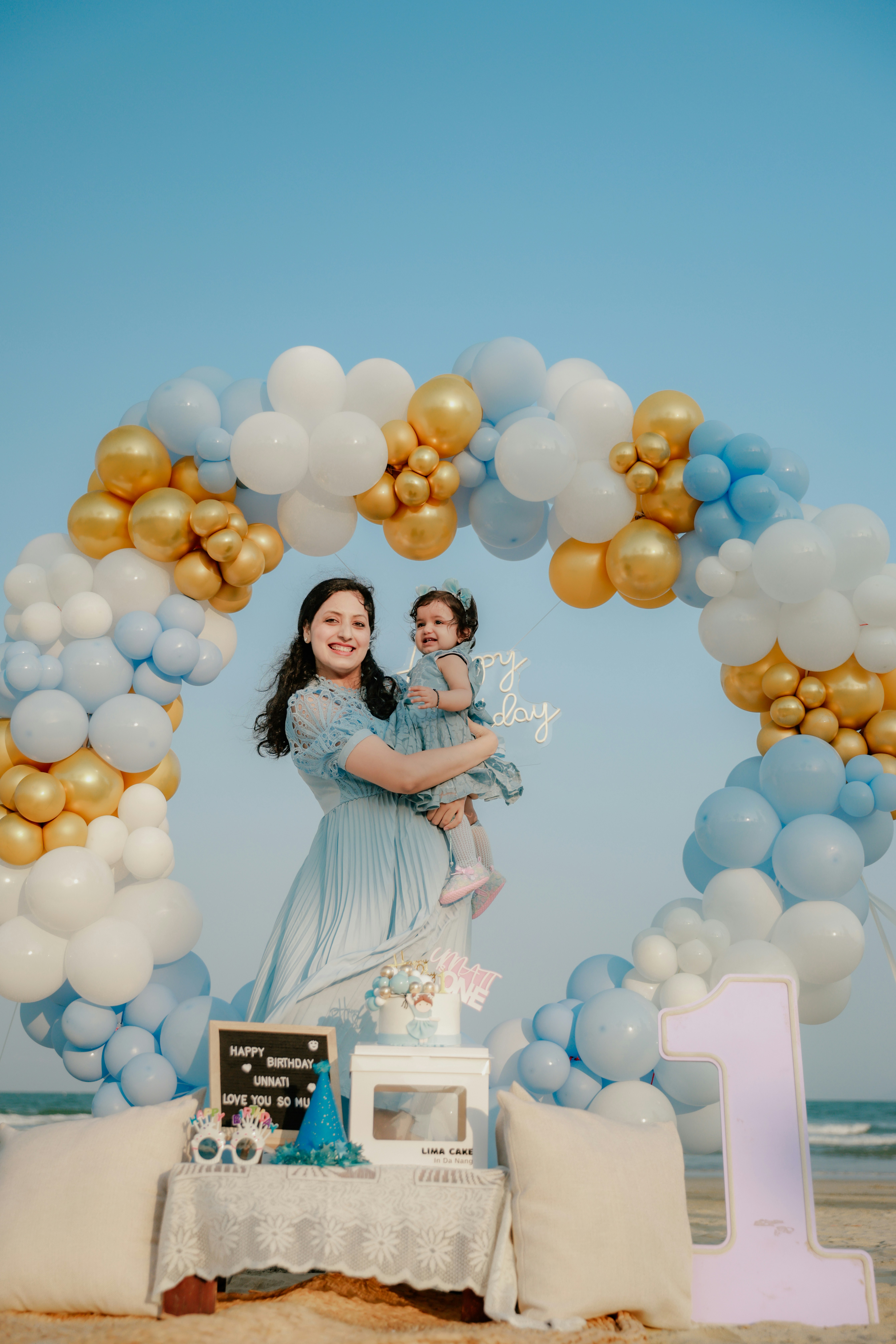 Birthday Balloon Arch Embrace