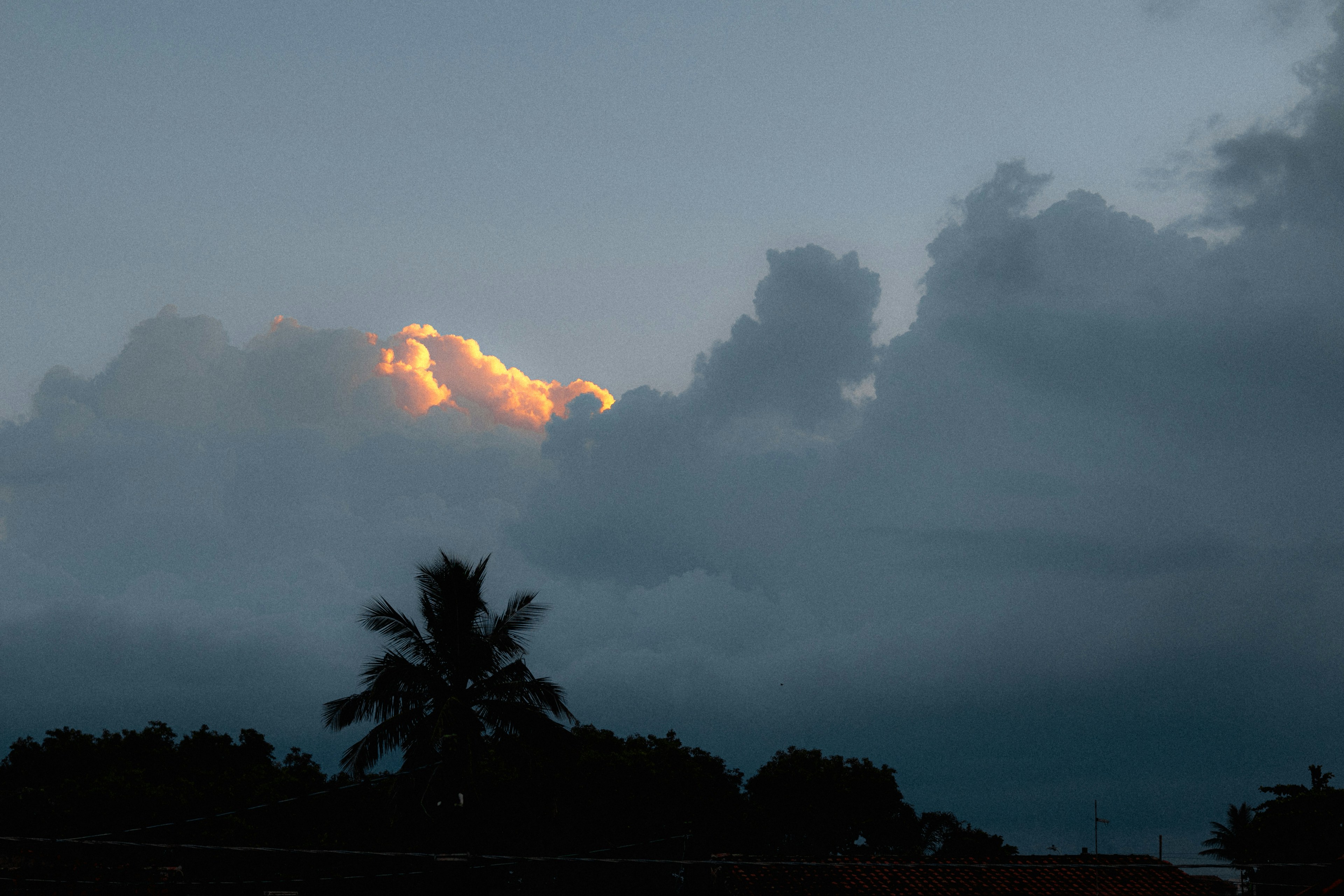 Cloudlit Ridge at Dusk