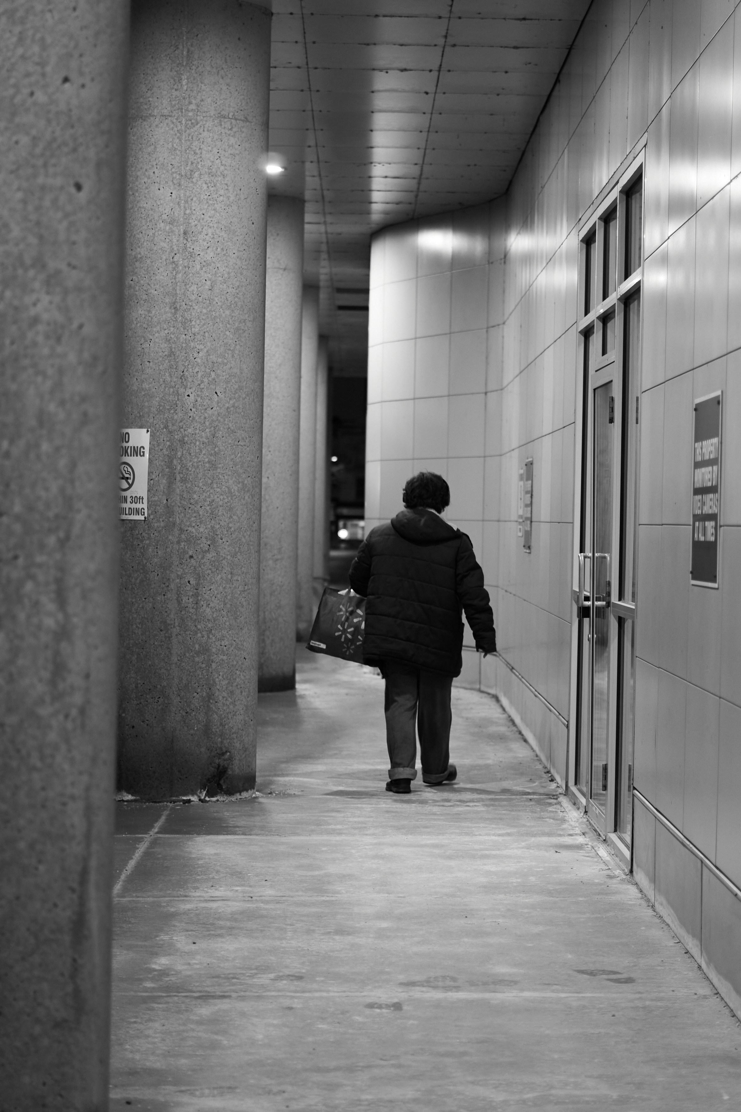 Midnight Walk Through a Quiet Corridor