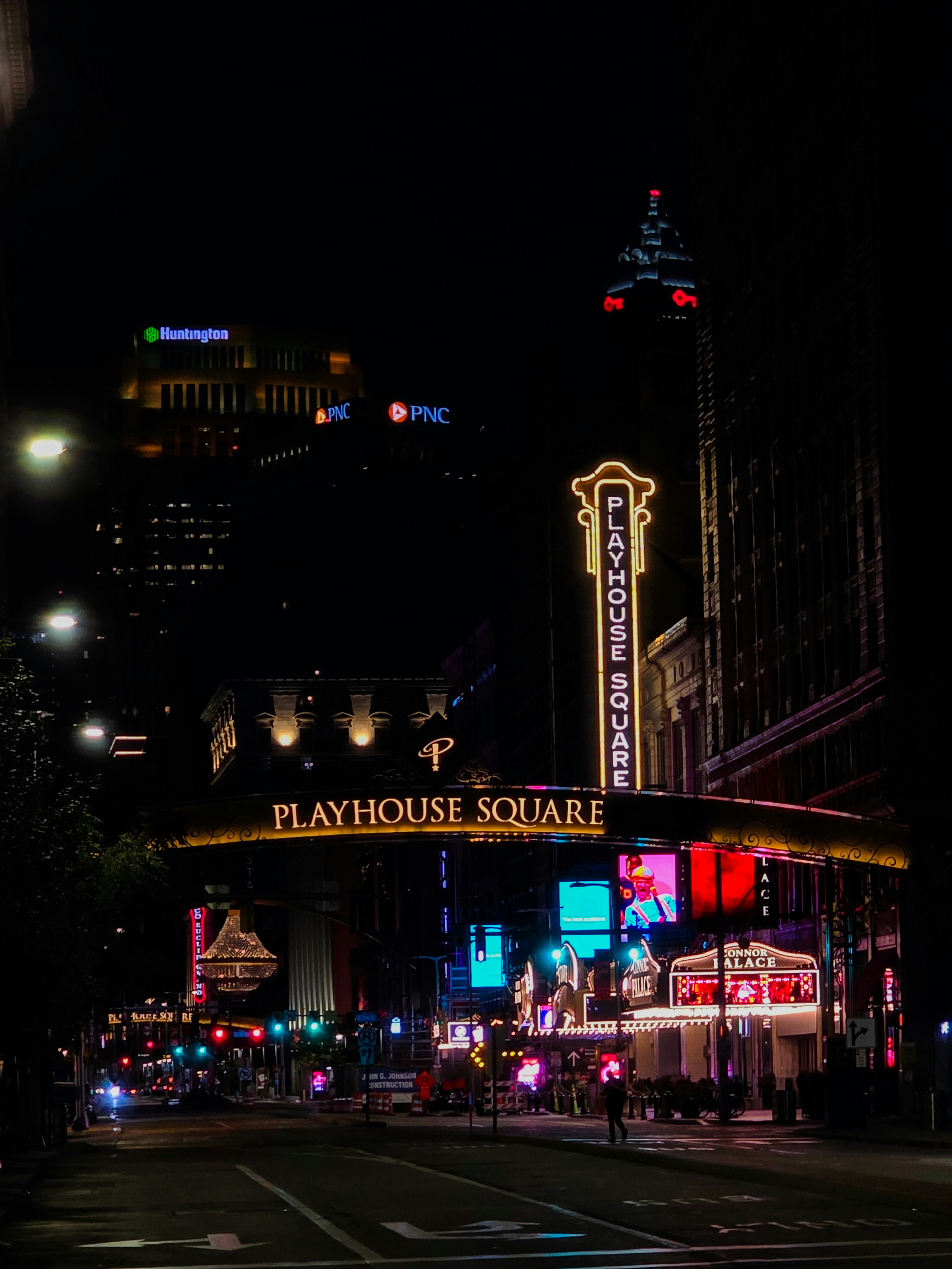 Neon Arcade: Playhouse Square Lights Up the Night