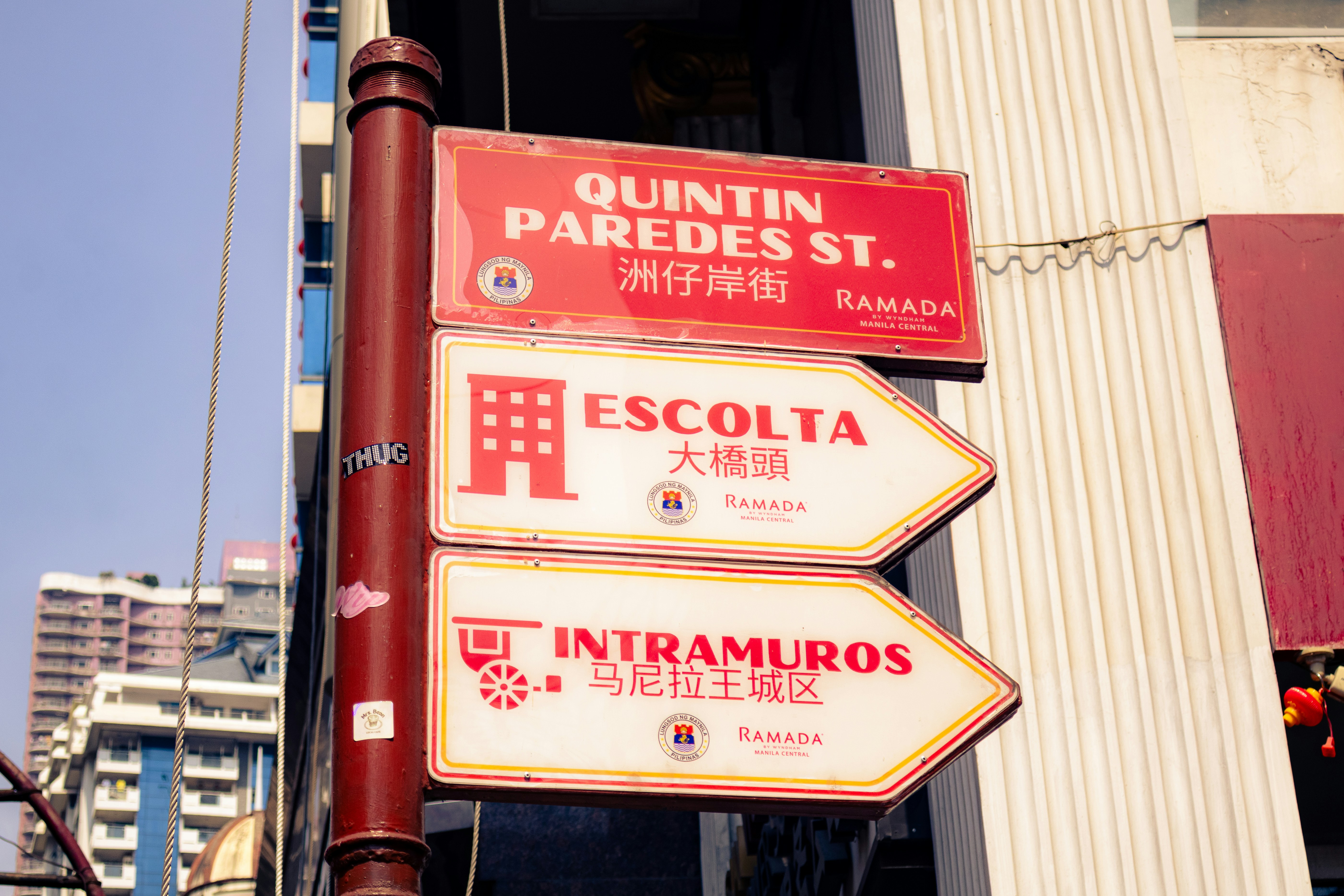 Signposts of a Luminescent Street Corner