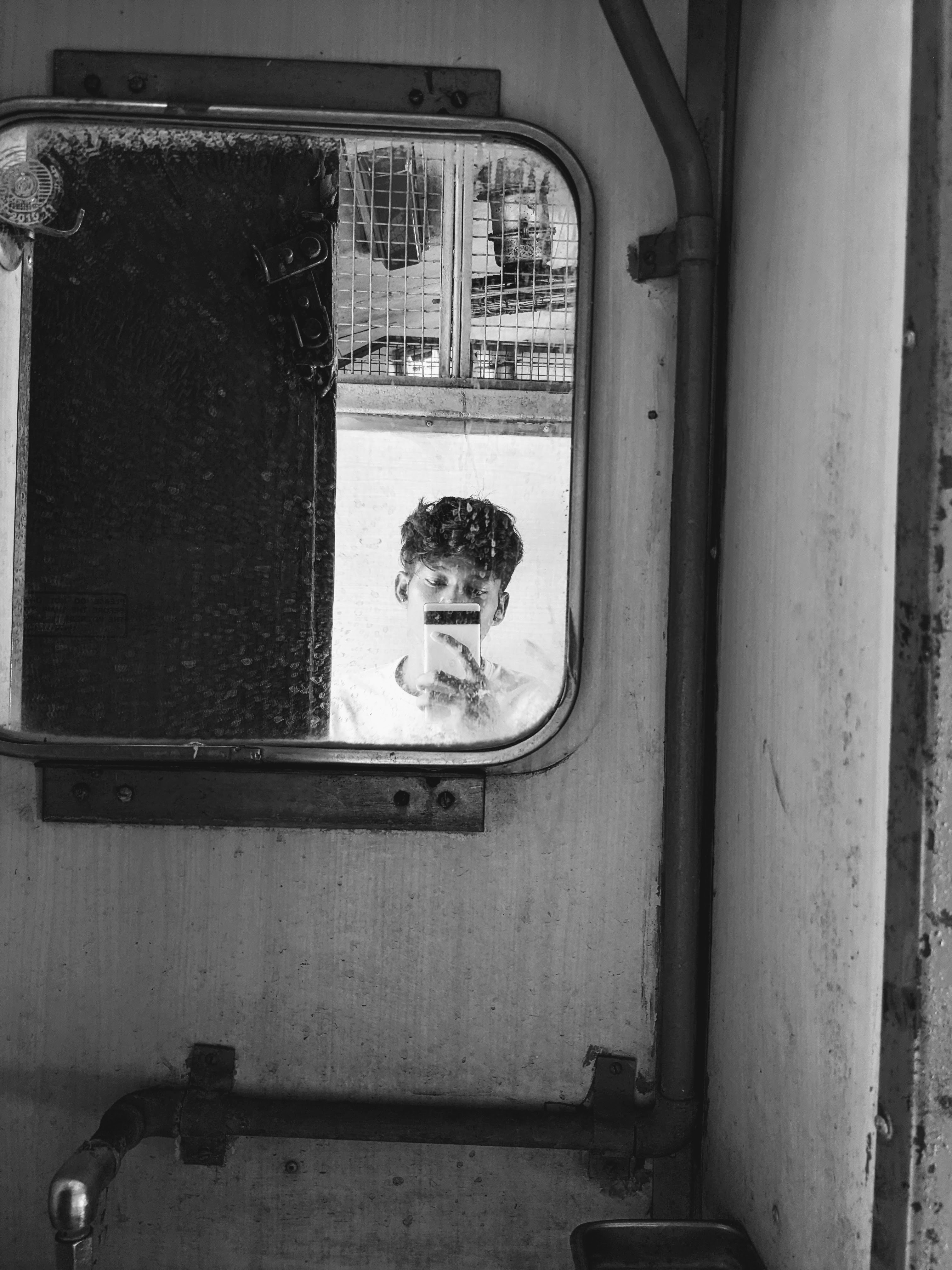 Reflection in a Steel Hatchway