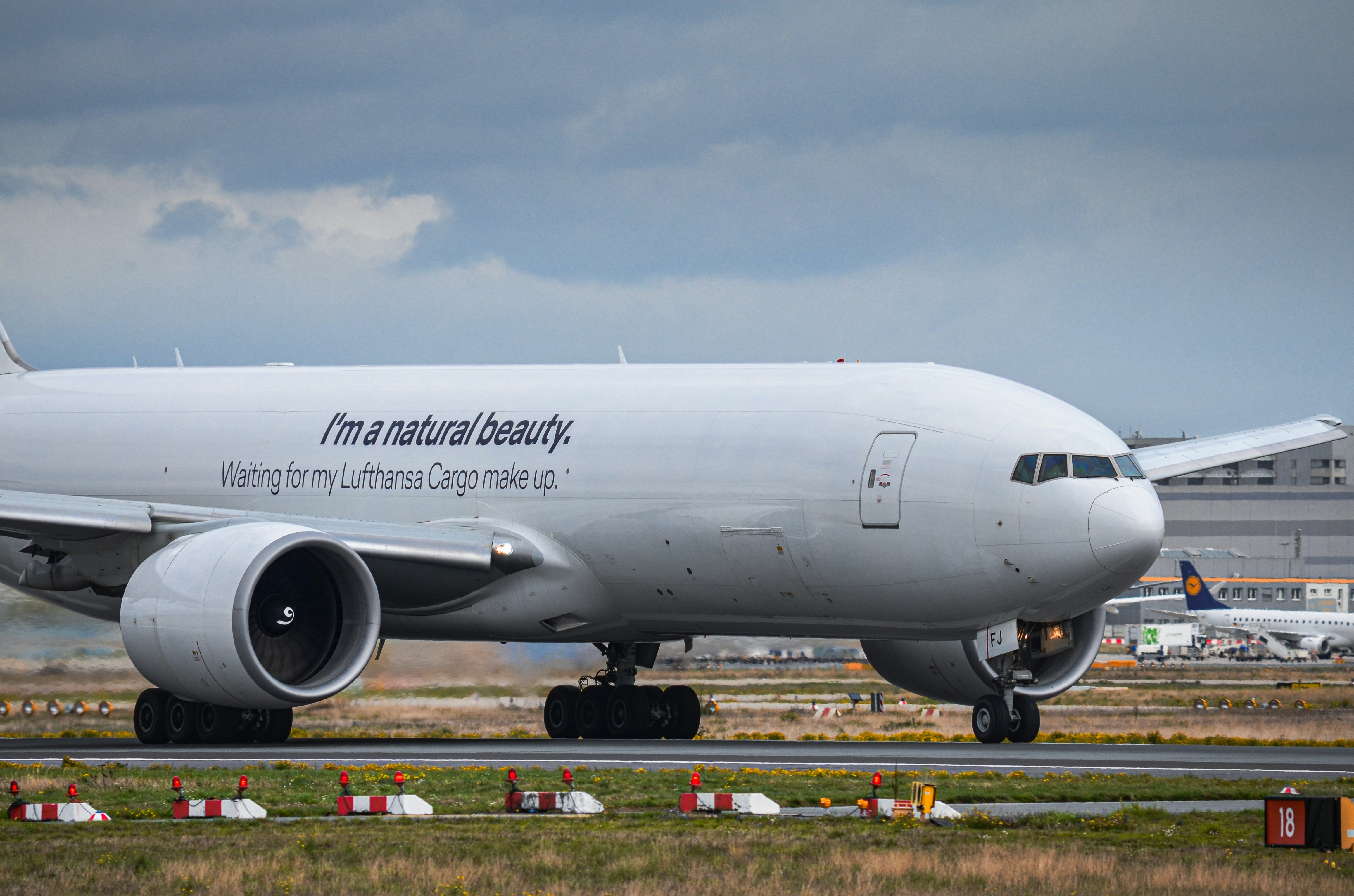 Iron-wing at the Runway: A Lufthansa A330 Ready for Taxi