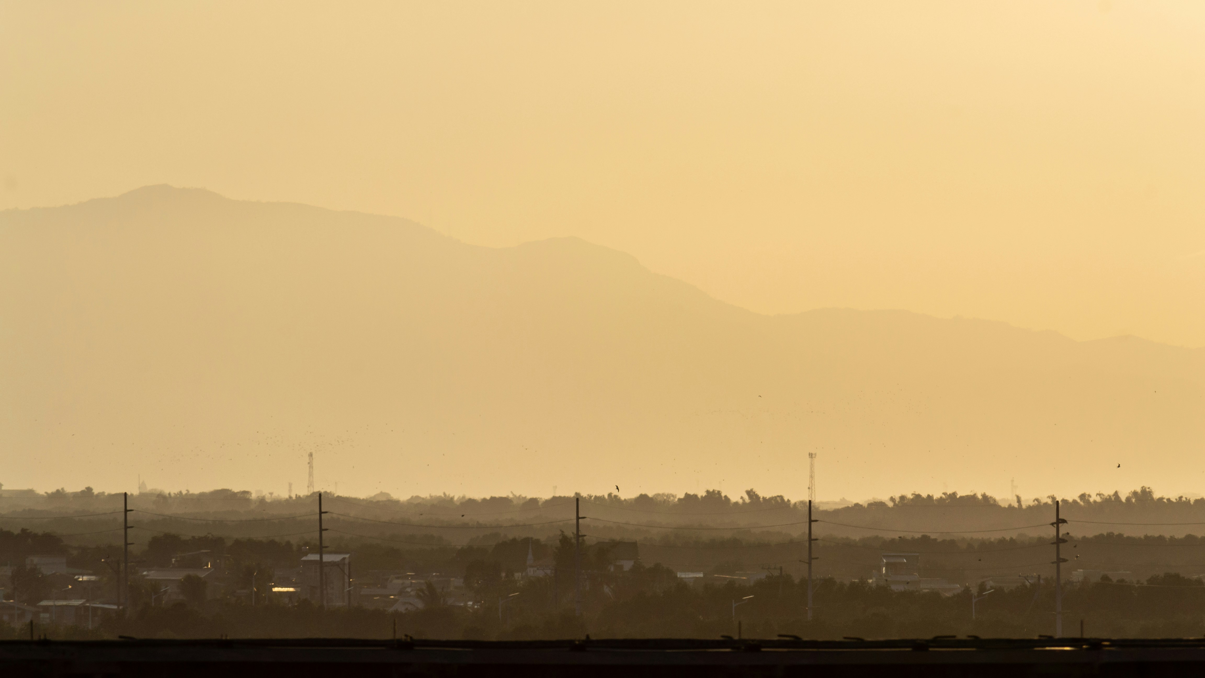 Dusty Horizon: Quiet Valley at Dusk