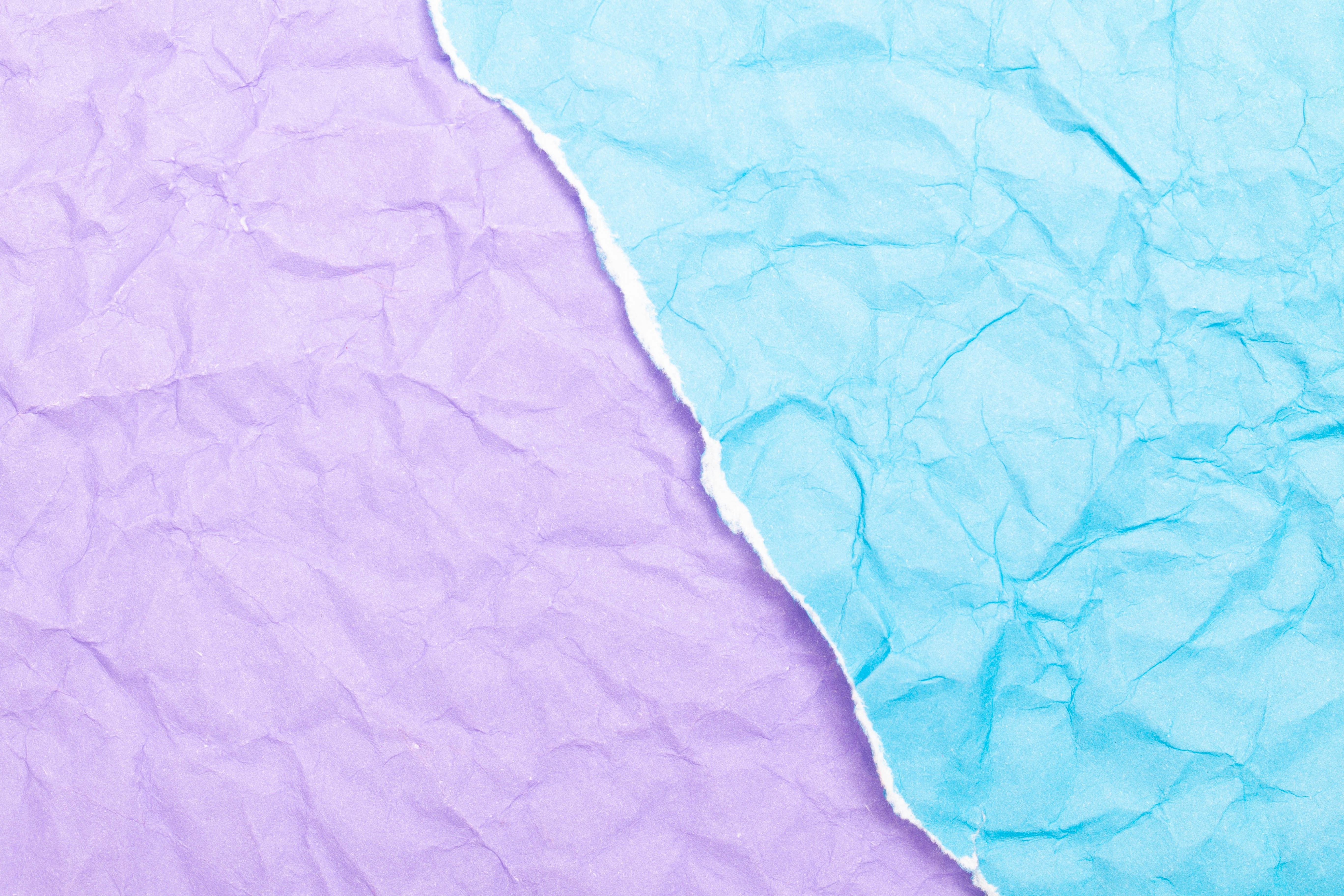 Two-Toned Crumple: A Tactile Fold Across Pastel Paper