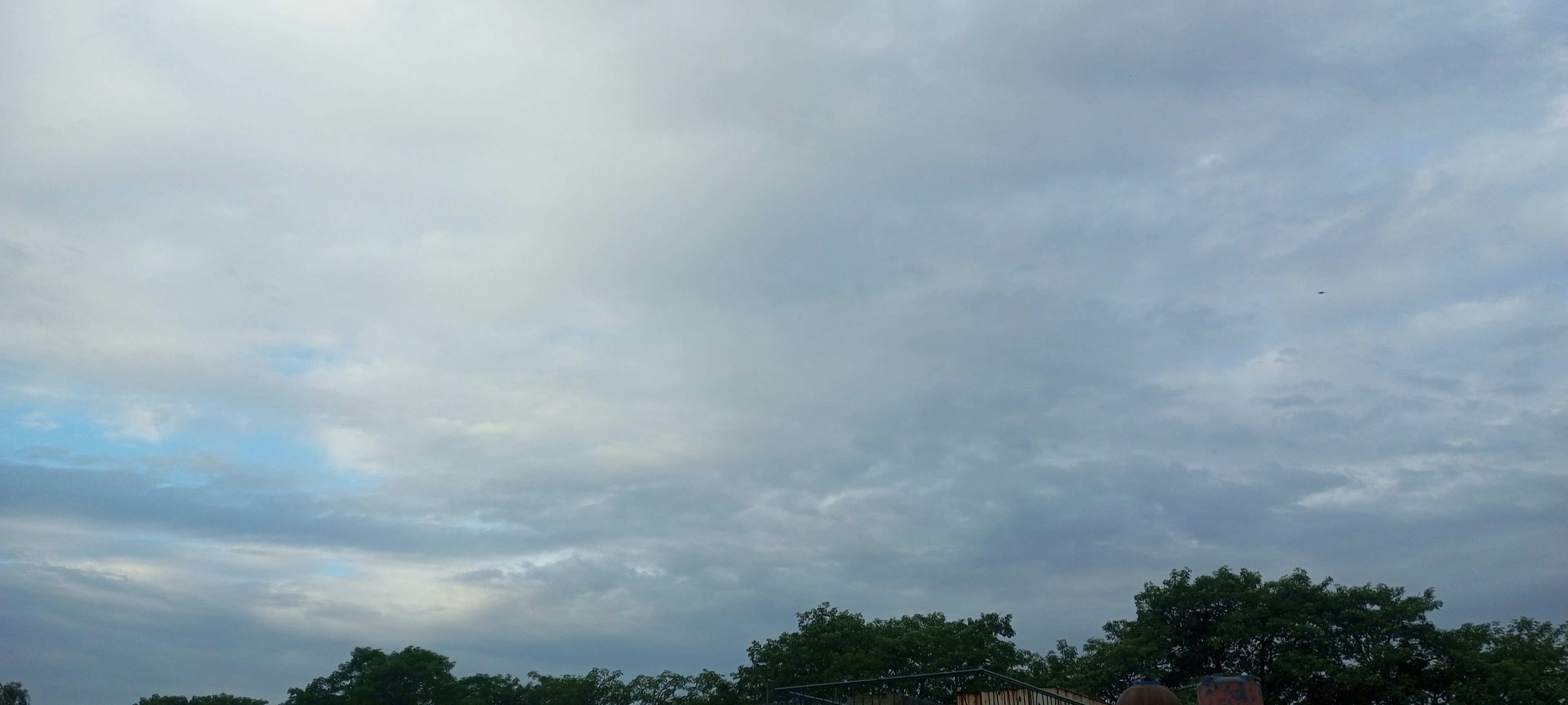 Beautiful view of clouds and trees.