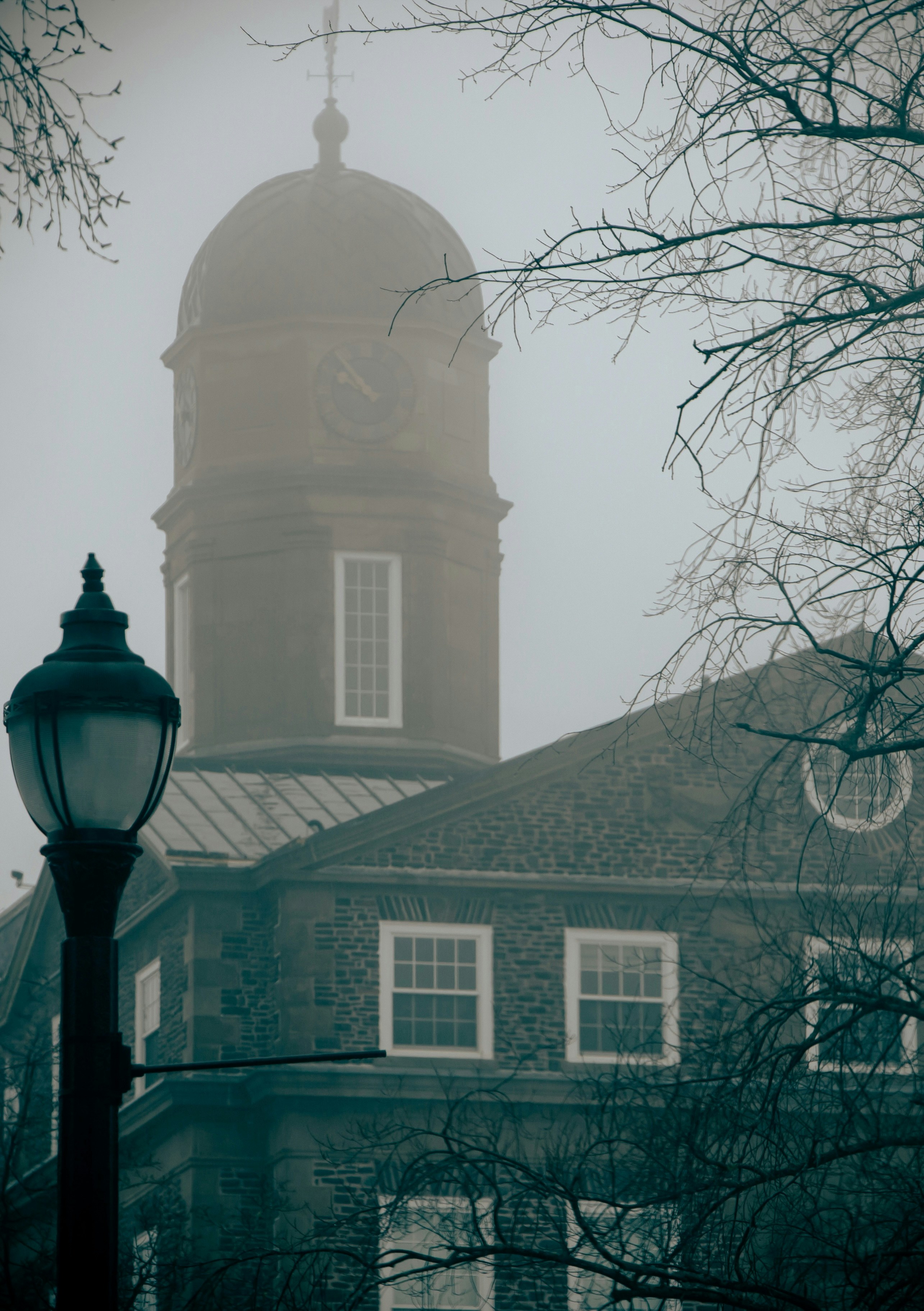 Misty Clocktower Over Writers’ Lane