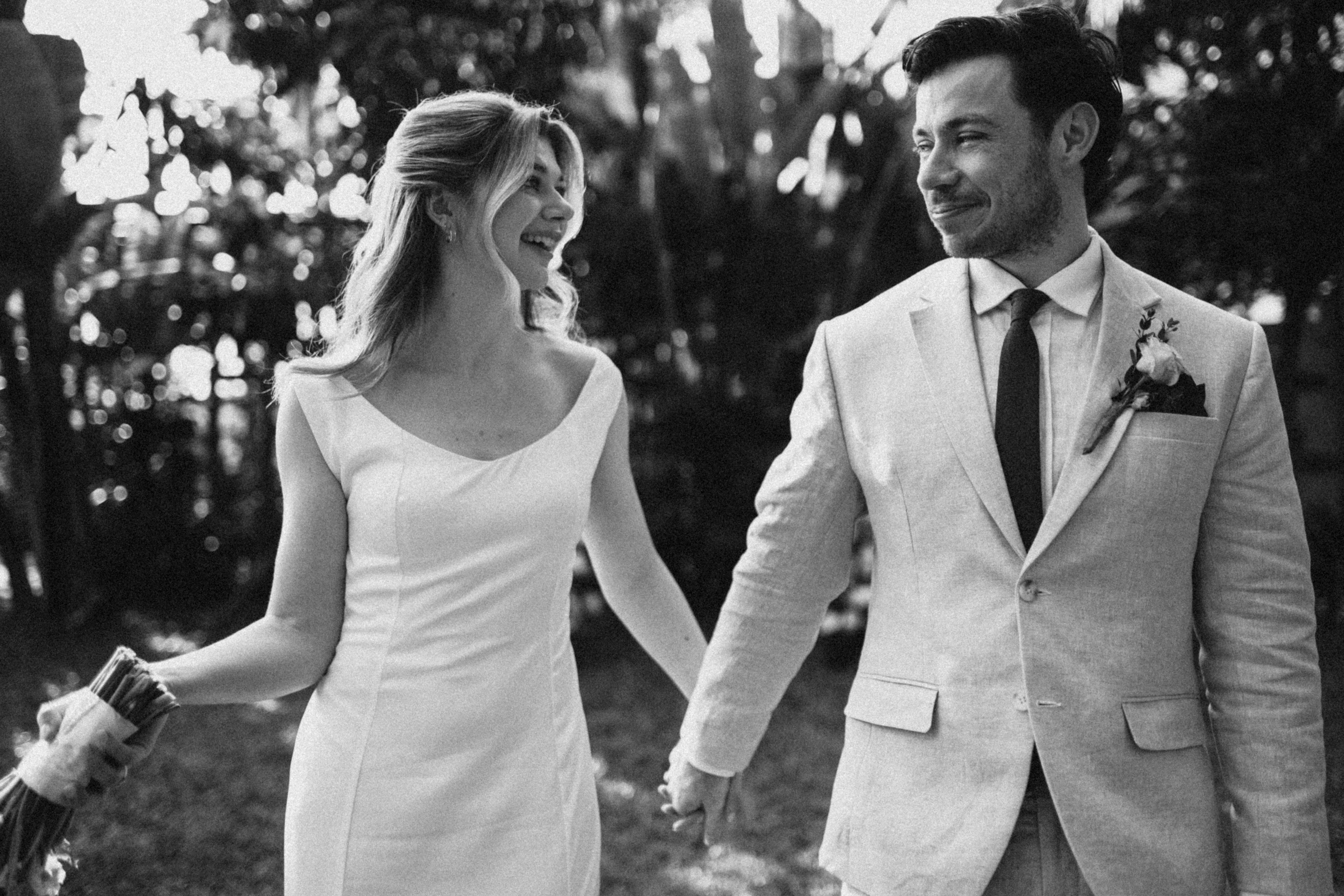 Holding Hands, Bright Future: A Quiet Moment Before the Vows