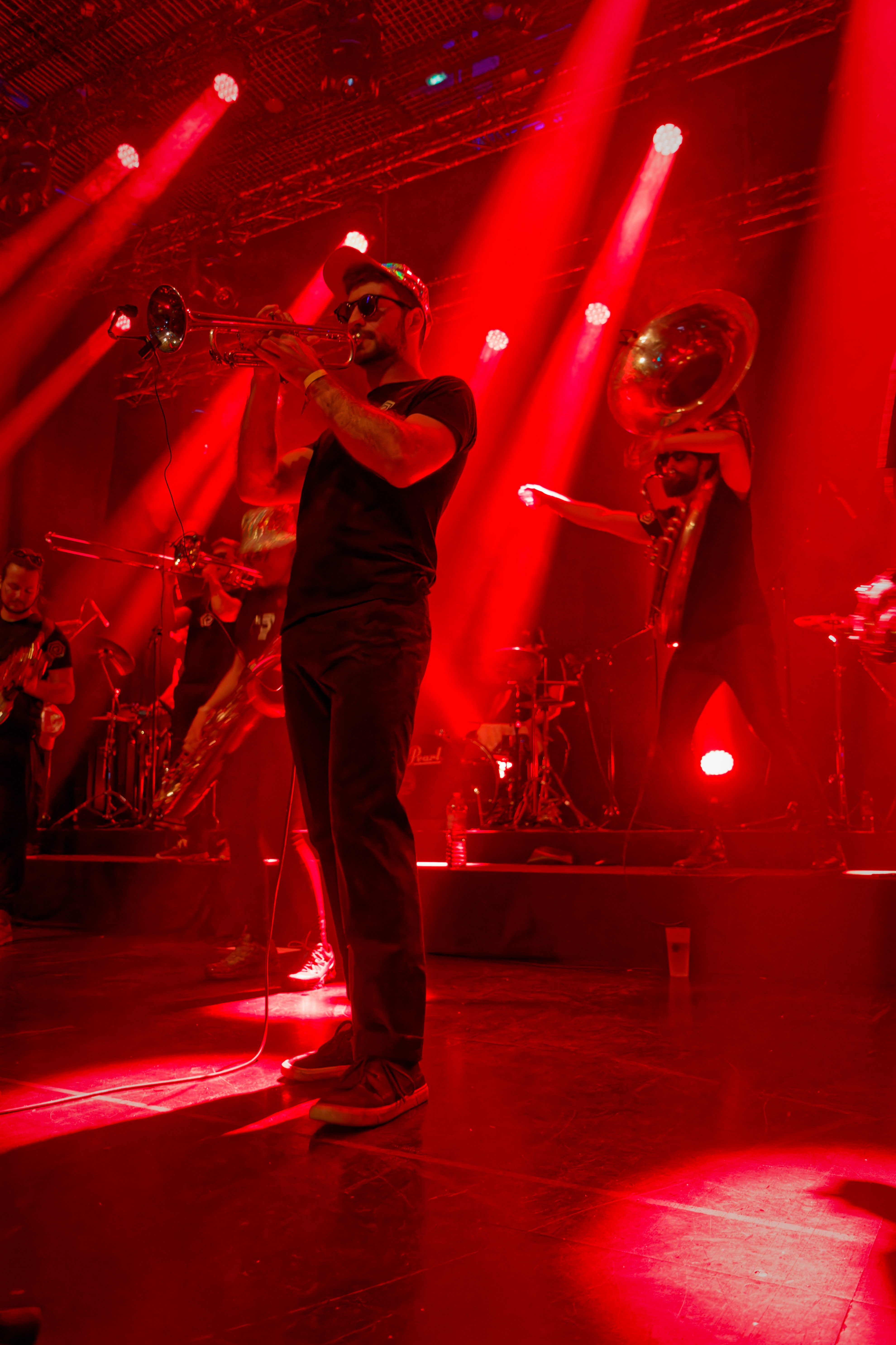 Red Spotlight Brass: A Lead Trumpeter in the Neon Stage