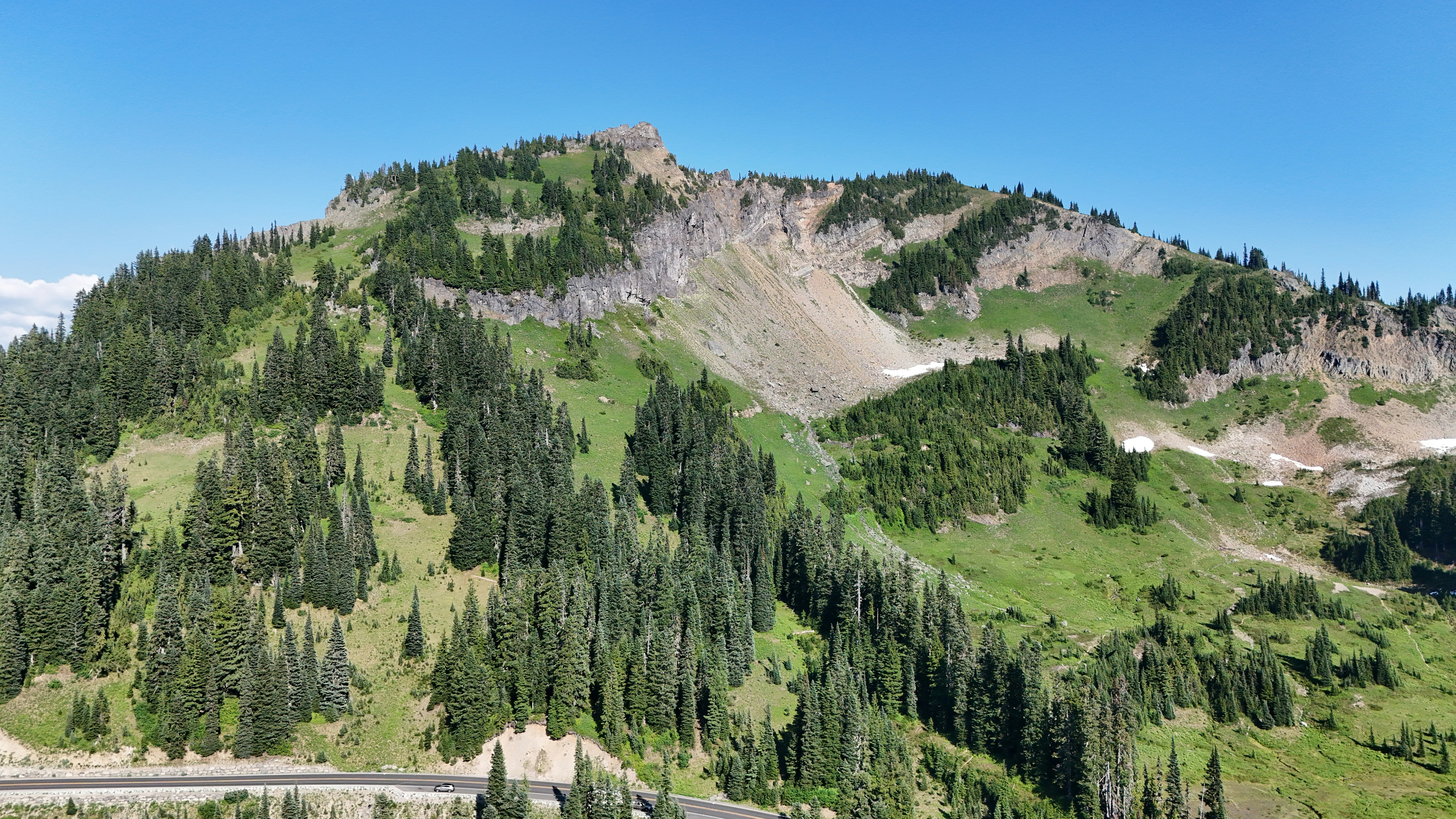Green Ridge Summit under a Clear Sky
