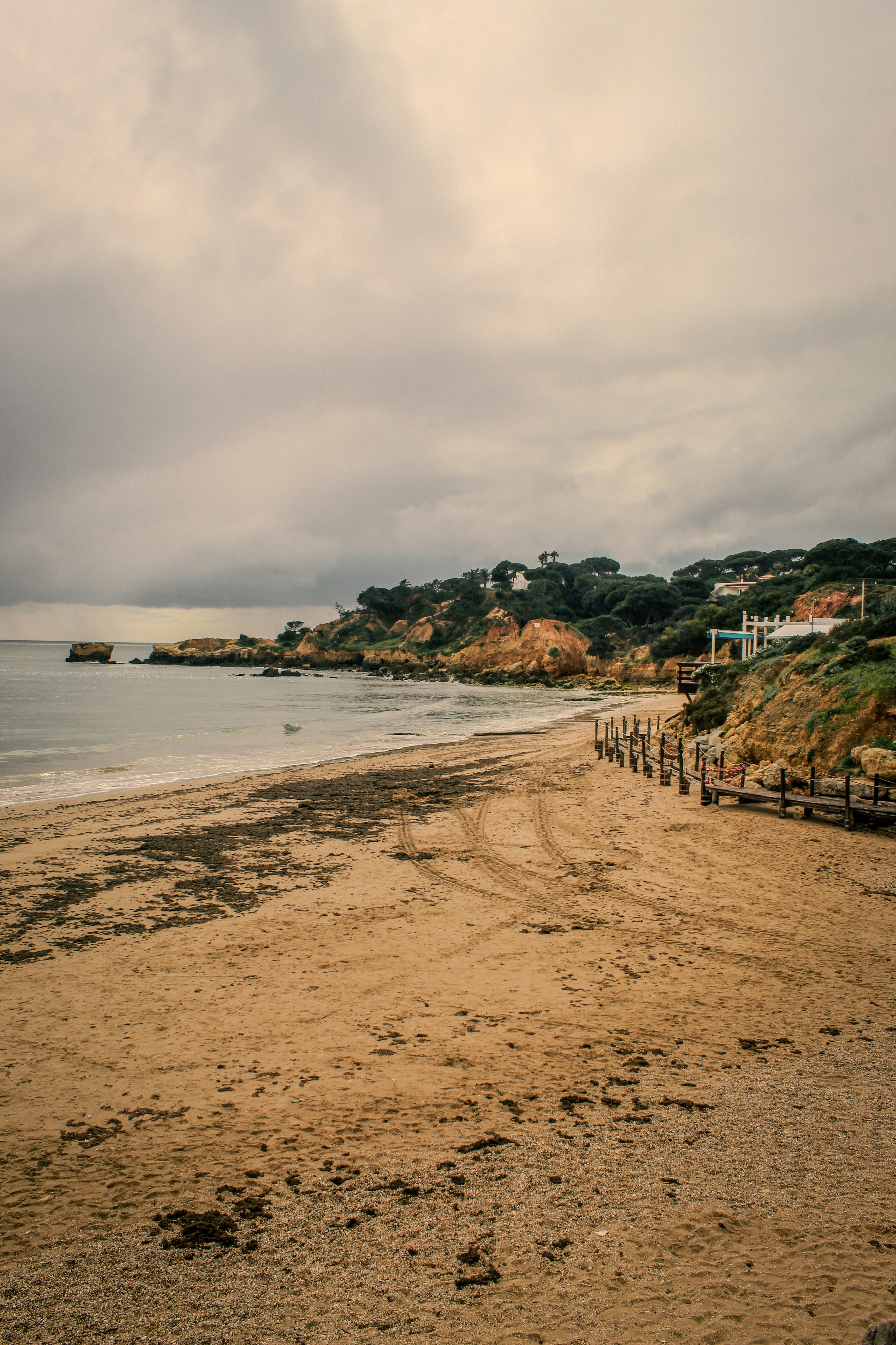 Coastal Pathway Toward The Rocky Promenade