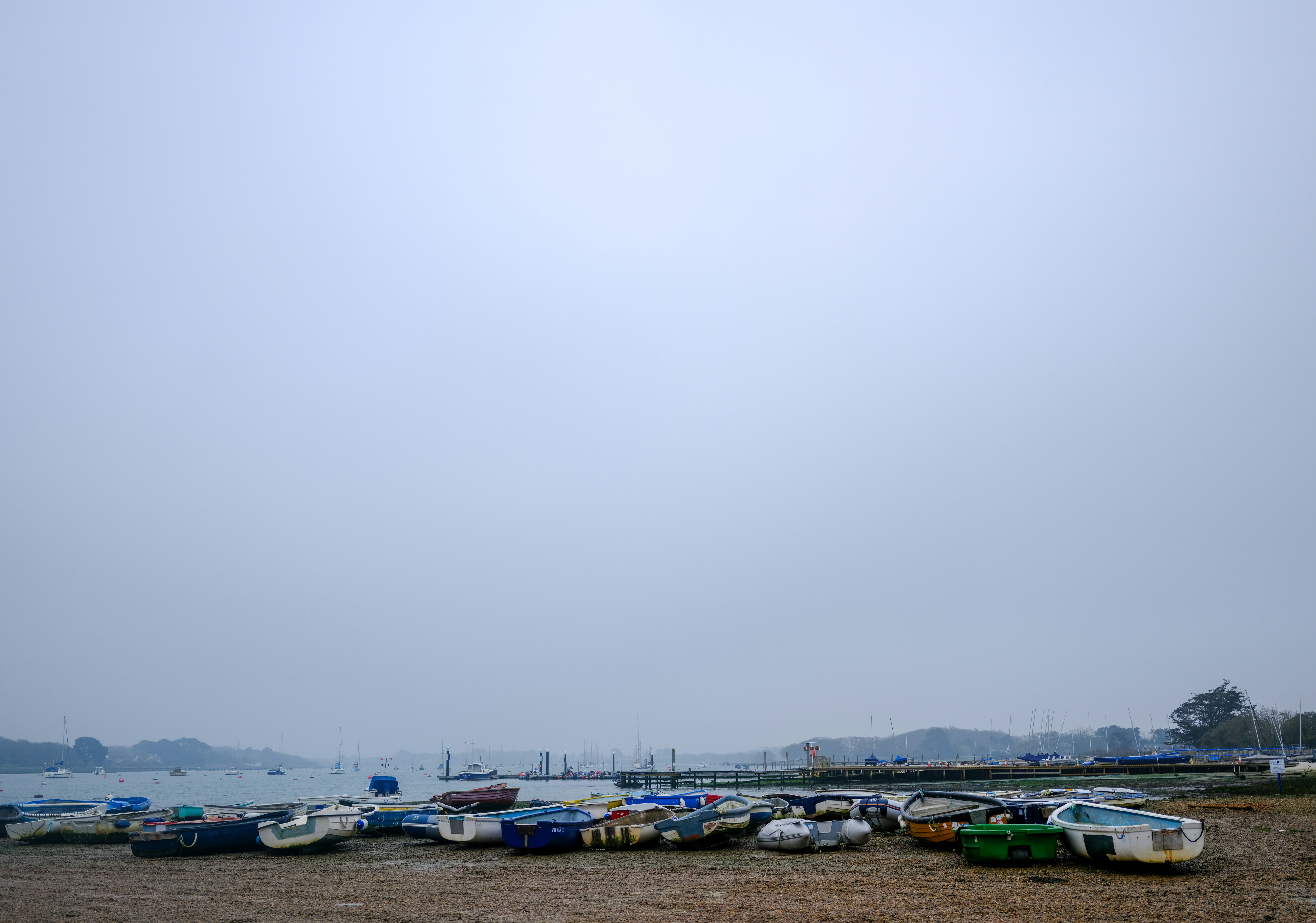  Boats Resting on the Quiet Shoreline