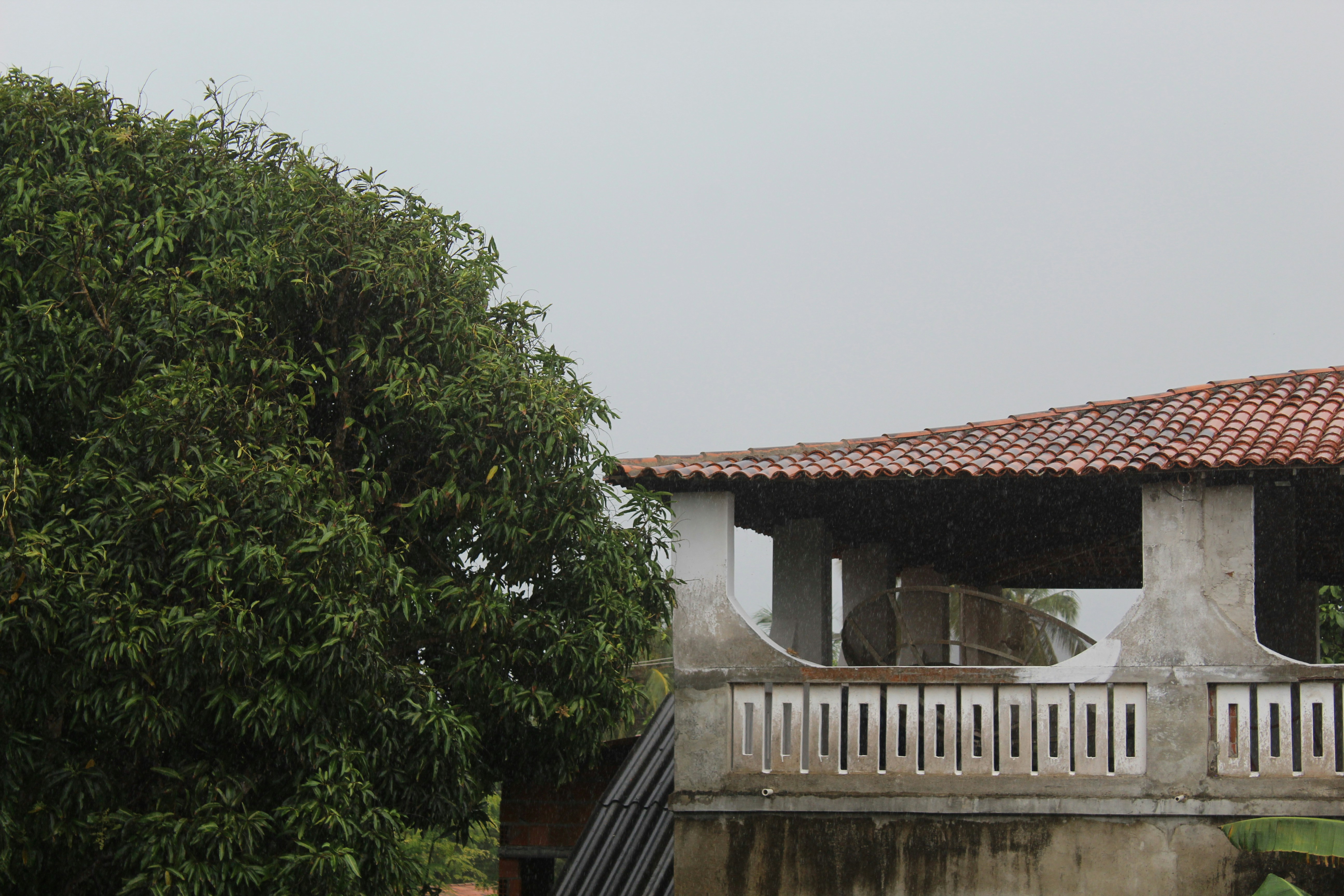 Hidden Balcony of the Terraced House