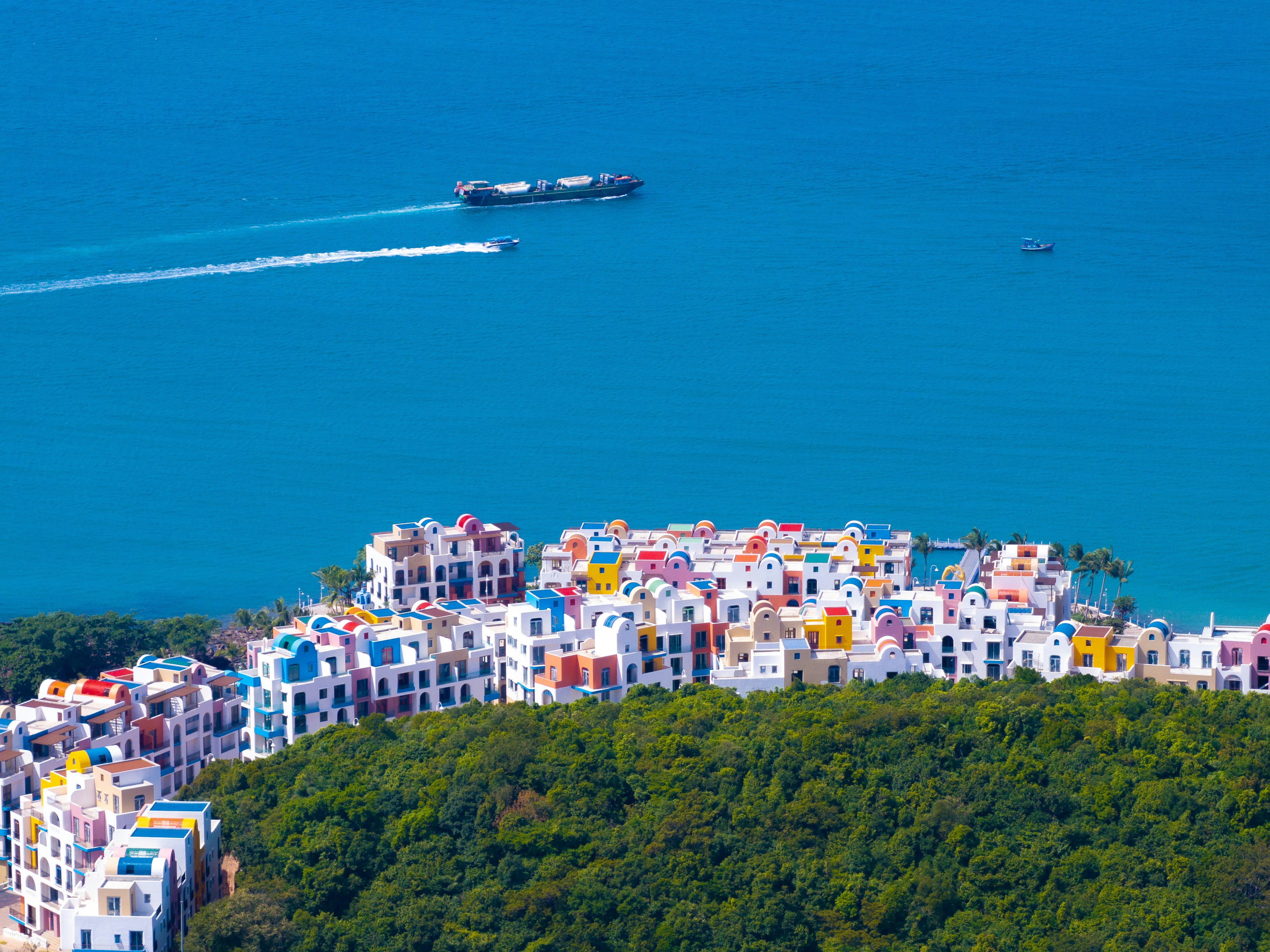 Santo Port by the bay in Hon Thom Island, Phu Quoc