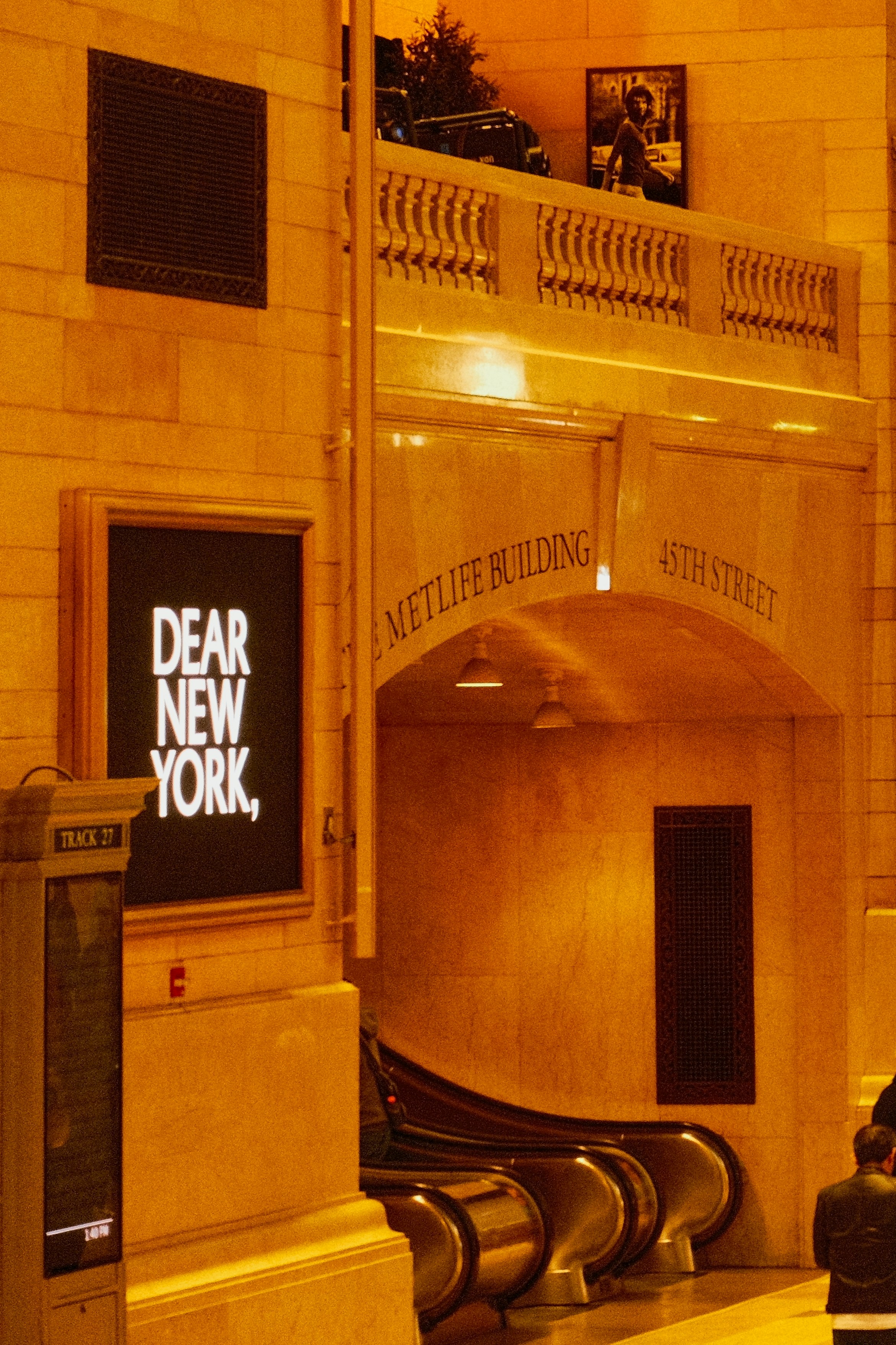 Golden Hue Over NYC Archway