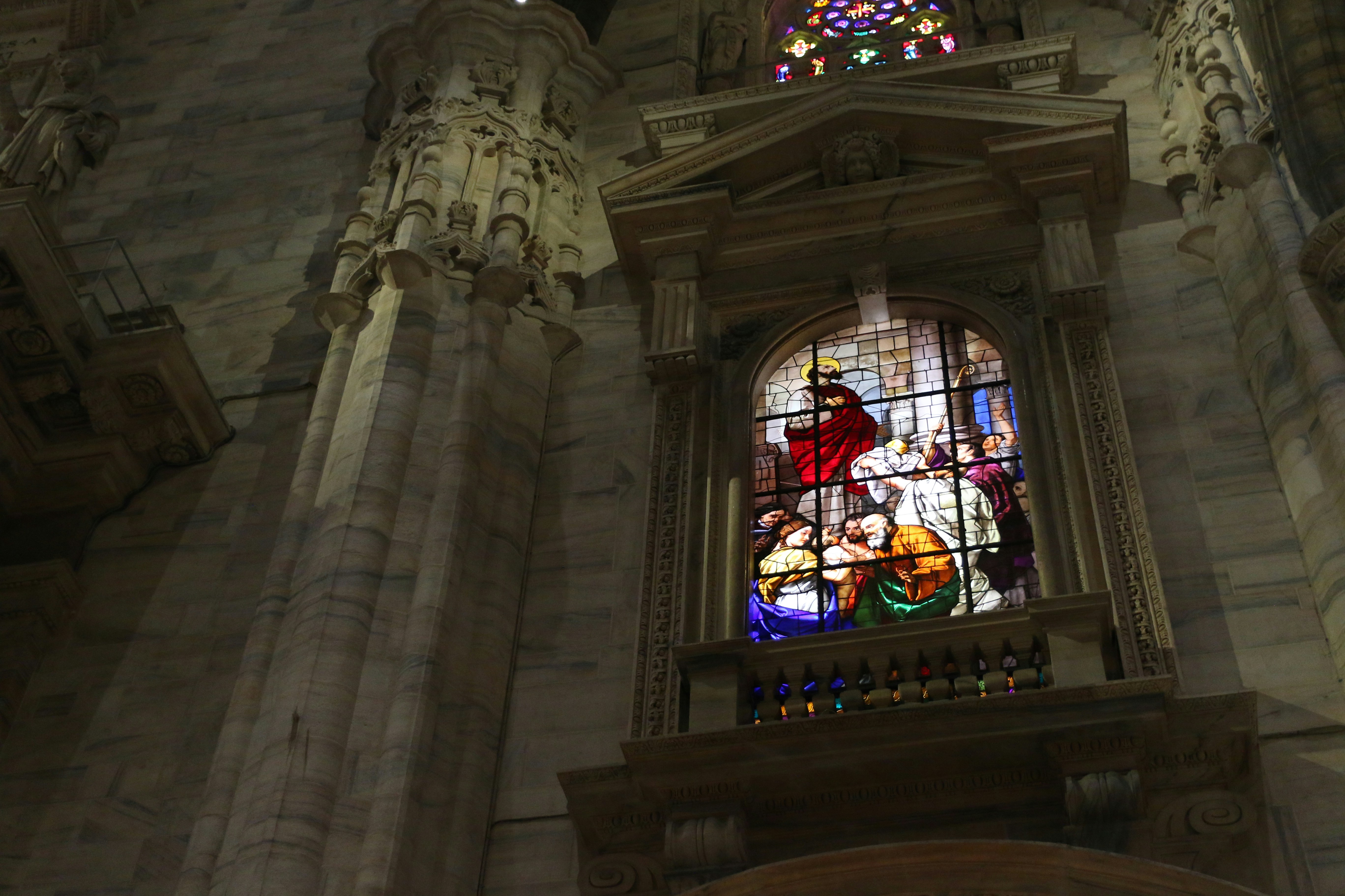 Stained Glass Quietude: Light at the Heart of Stone