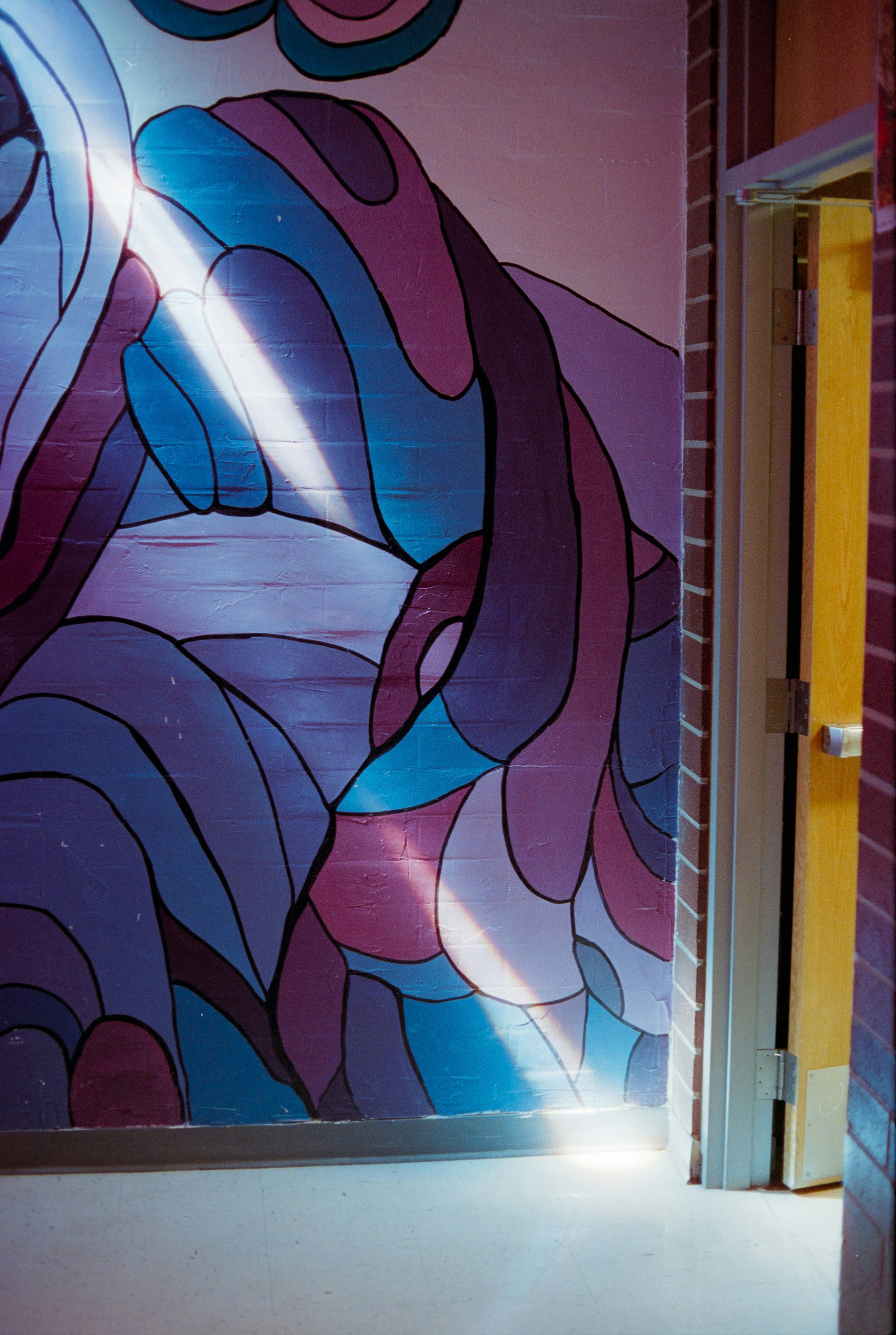 Chromatic Graffiti Arcs at the Edge of Daylight
