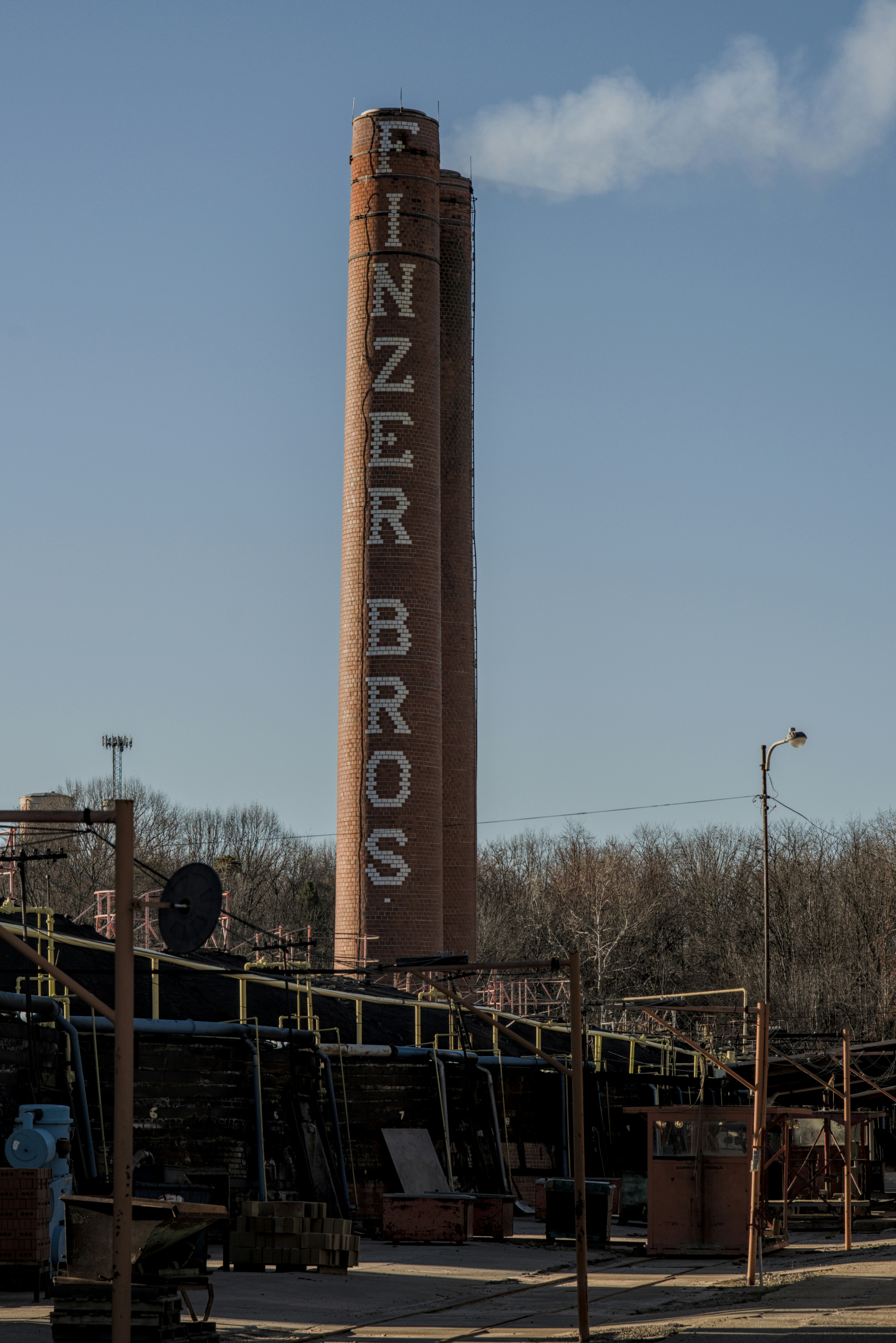 Towering Signpost: The Old Piedmont Brick Stack Reaches for the Sky