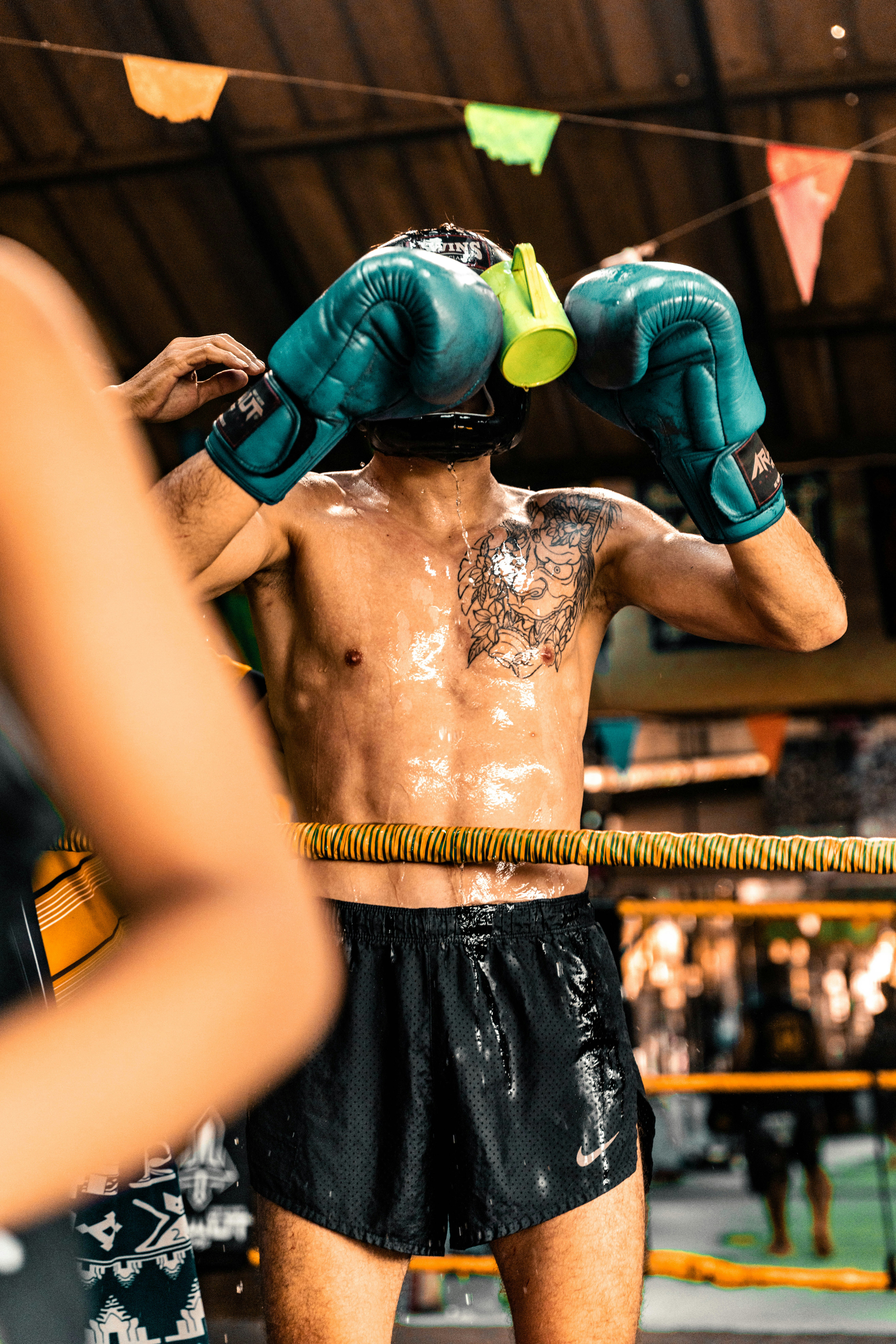 Gloves Up: Mid-Rest Calm in a Gritty Ring