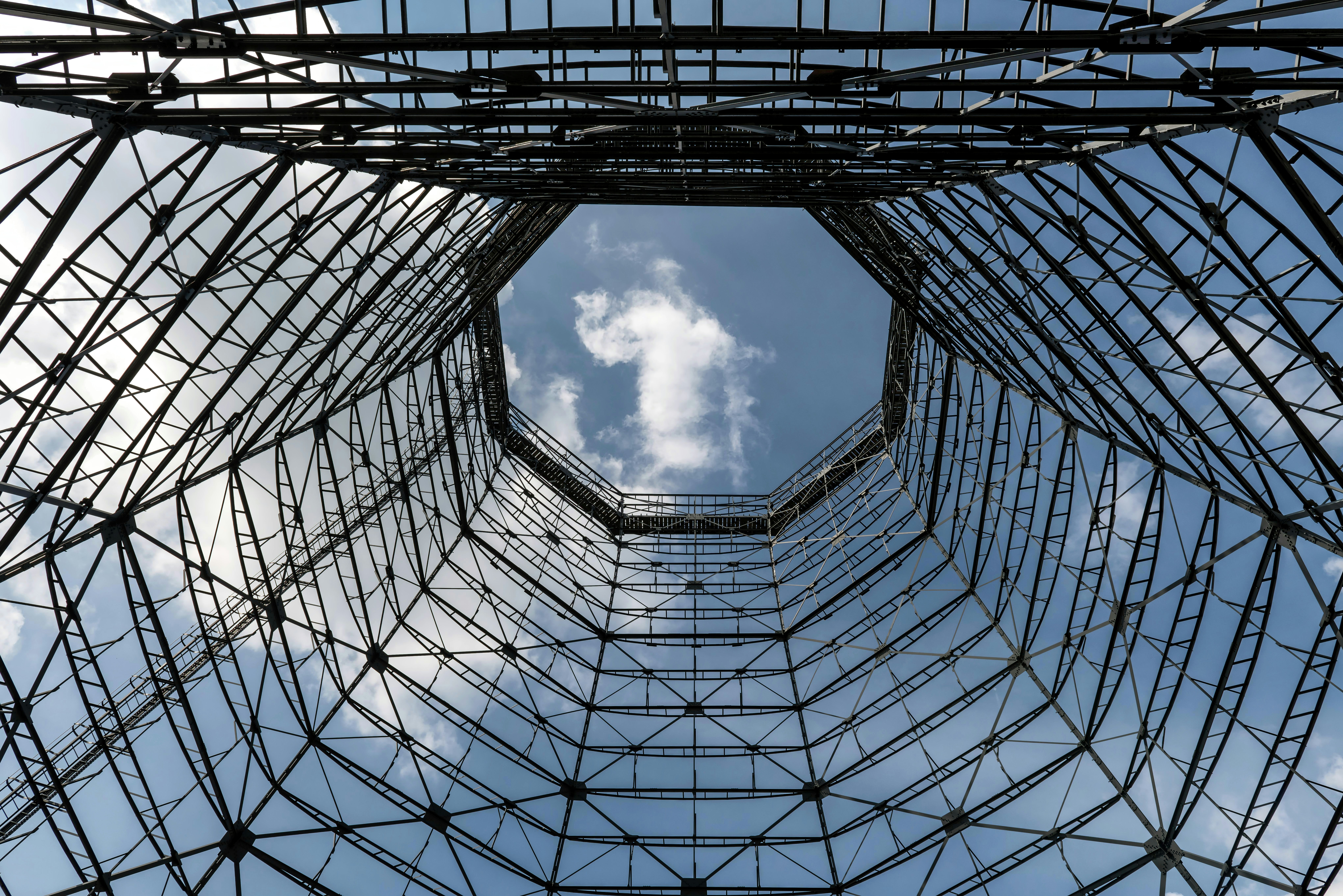 Skyward Cage: A Glimpse Through the Geodesic Rift