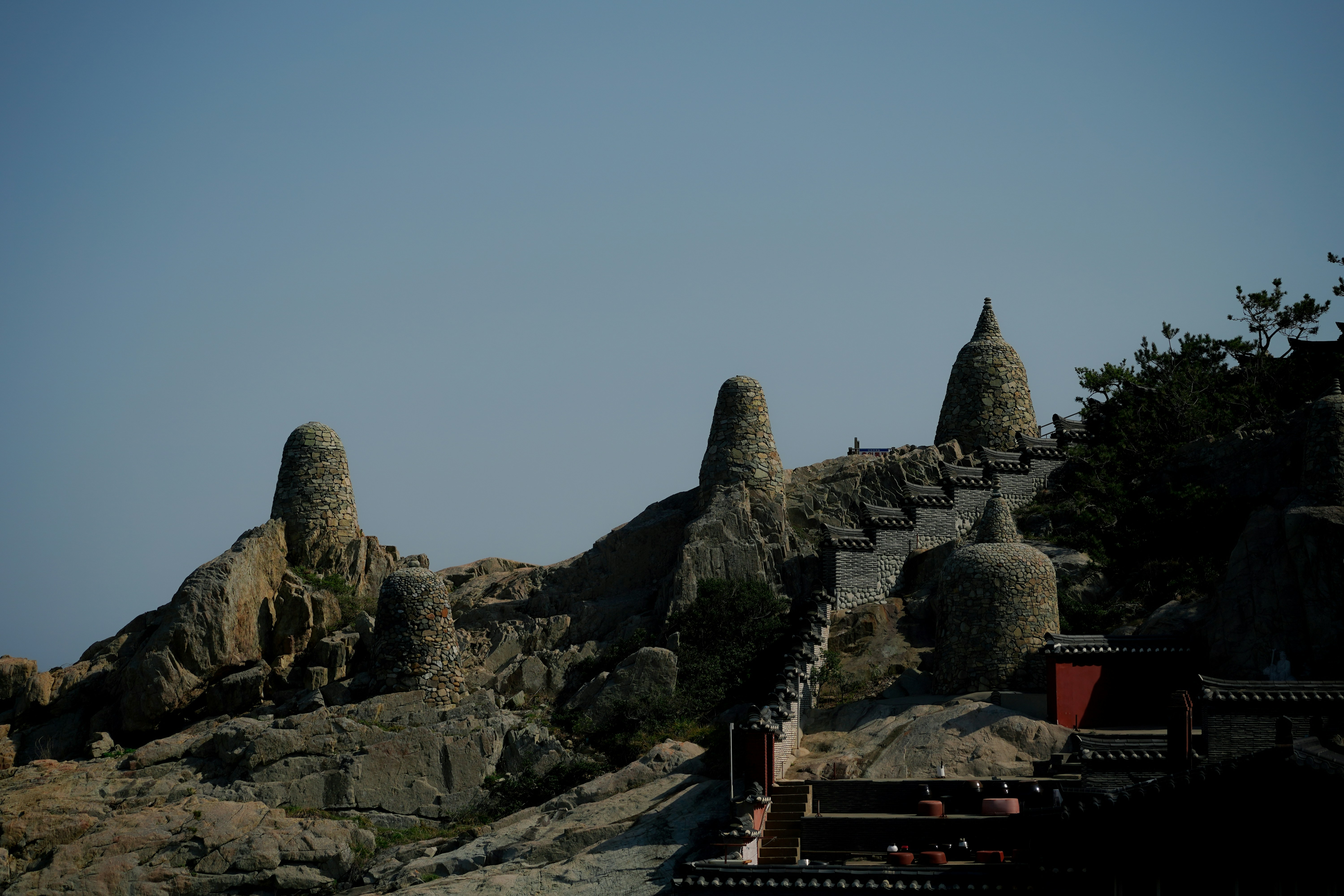 Stone Sentinels Above the Sea of Boulders