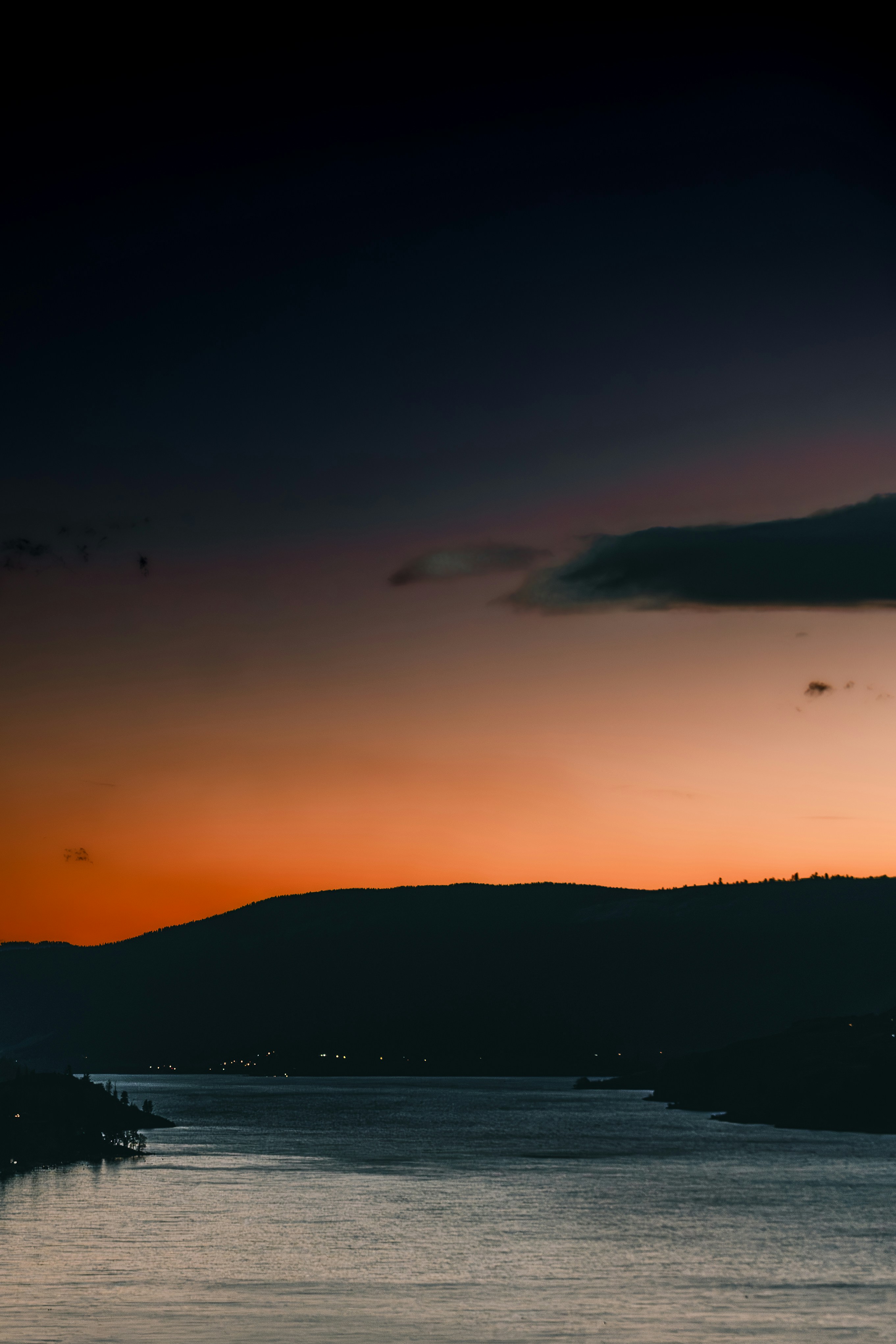 Dusk Over the Quiet Reservoir