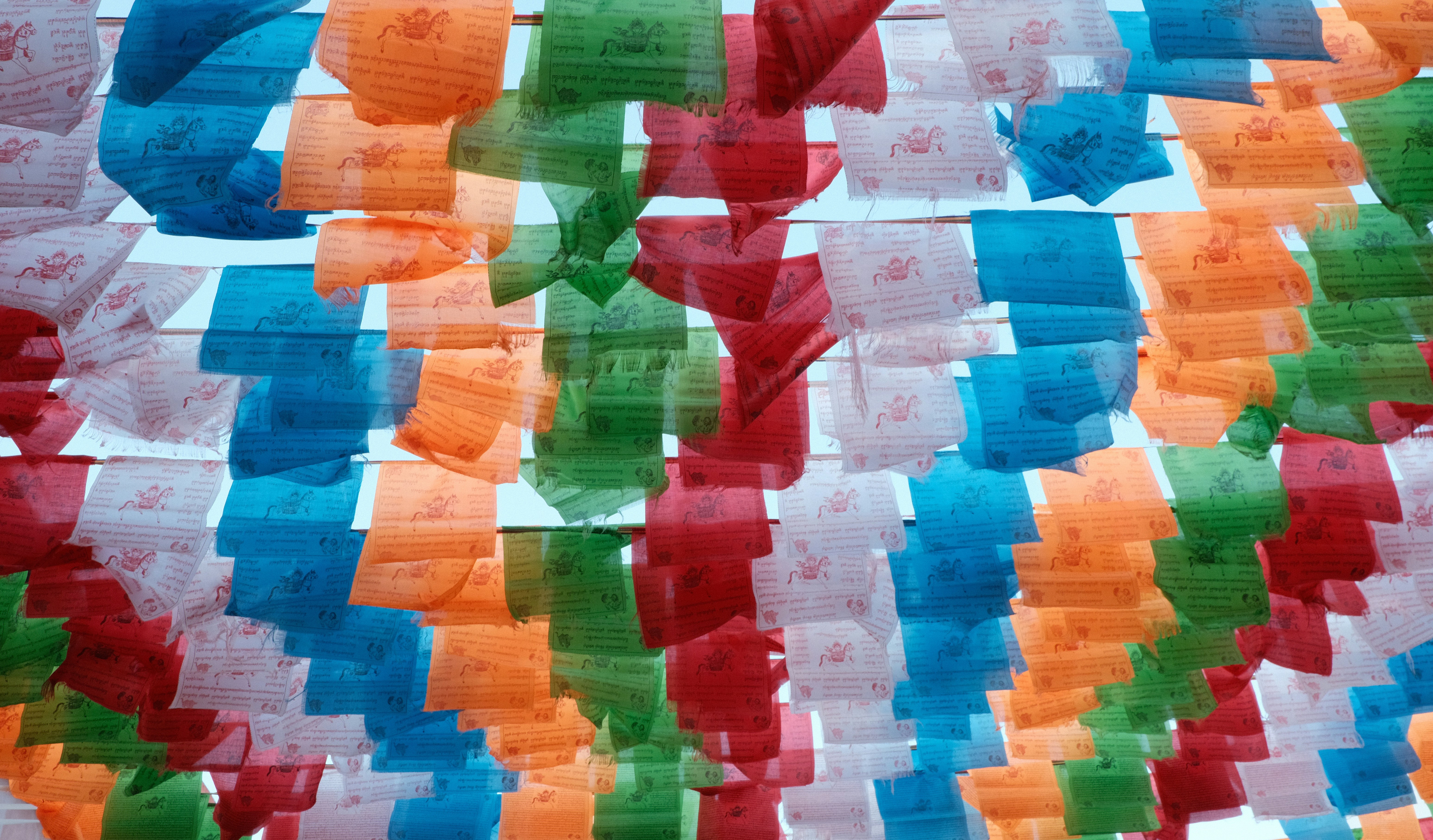 Flutters of Prayer Flags: A Kaleidoscope of Color and Craft