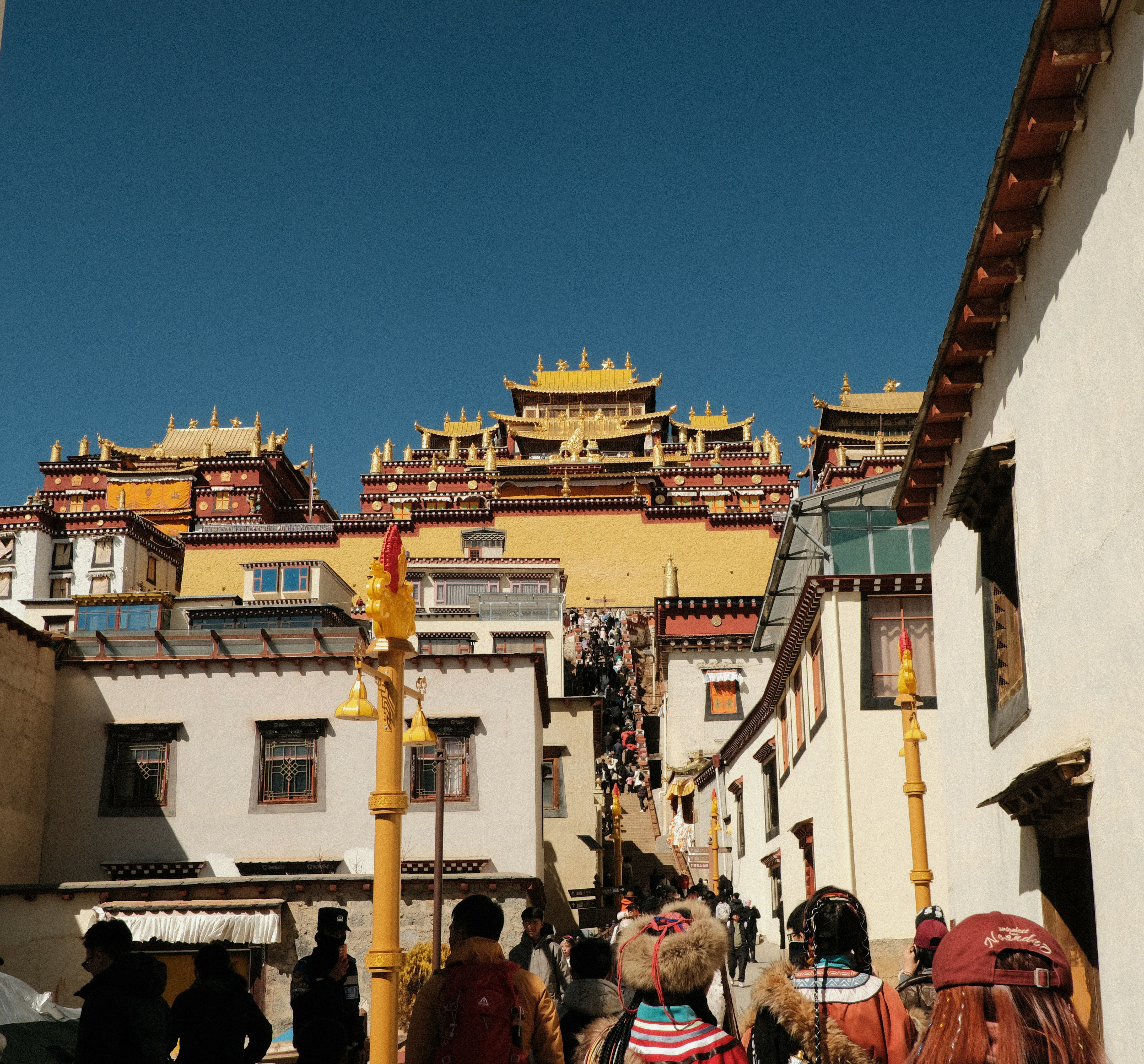 Rising Golden Palace: Staircase toward the Fortress of Colors