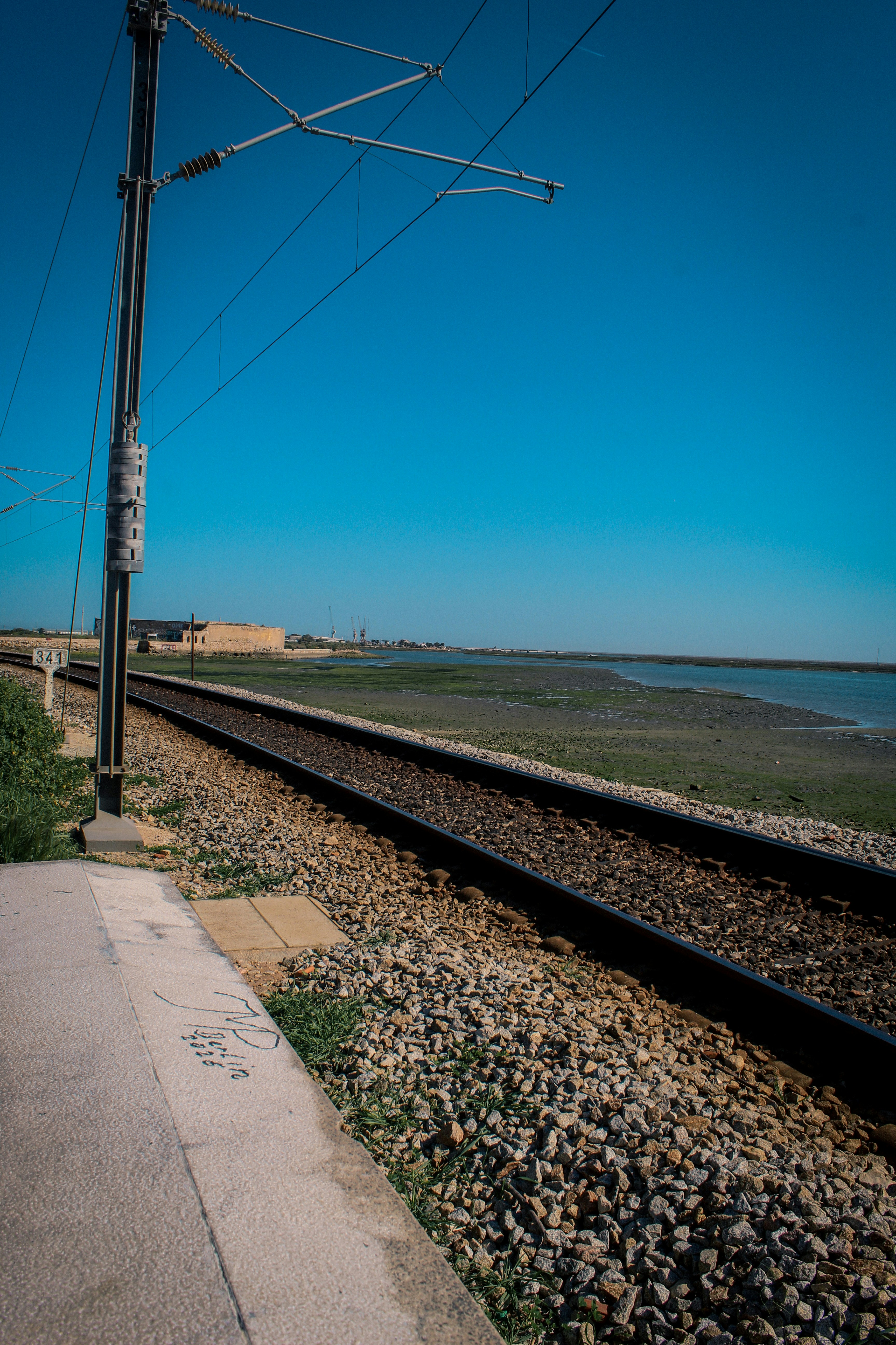 Rails to the Sea: A Quiet Horizon Along the Coastal Tracks