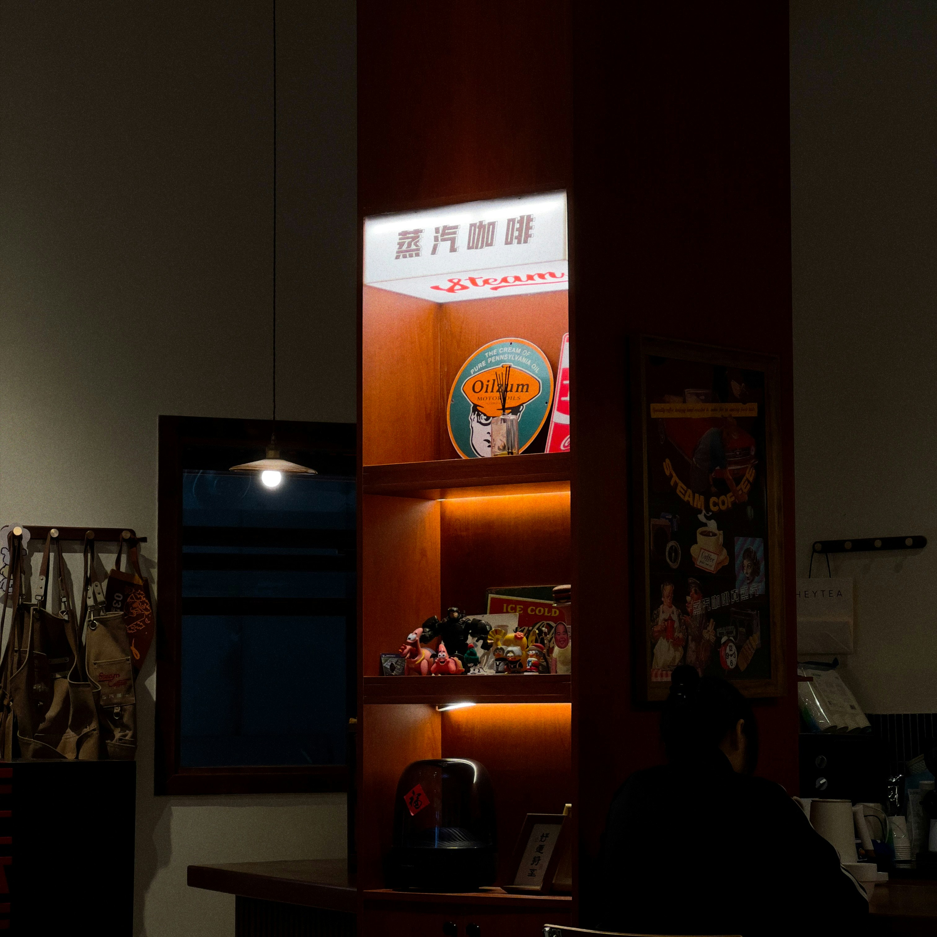 Warm Glow Beneath the Central Shelf