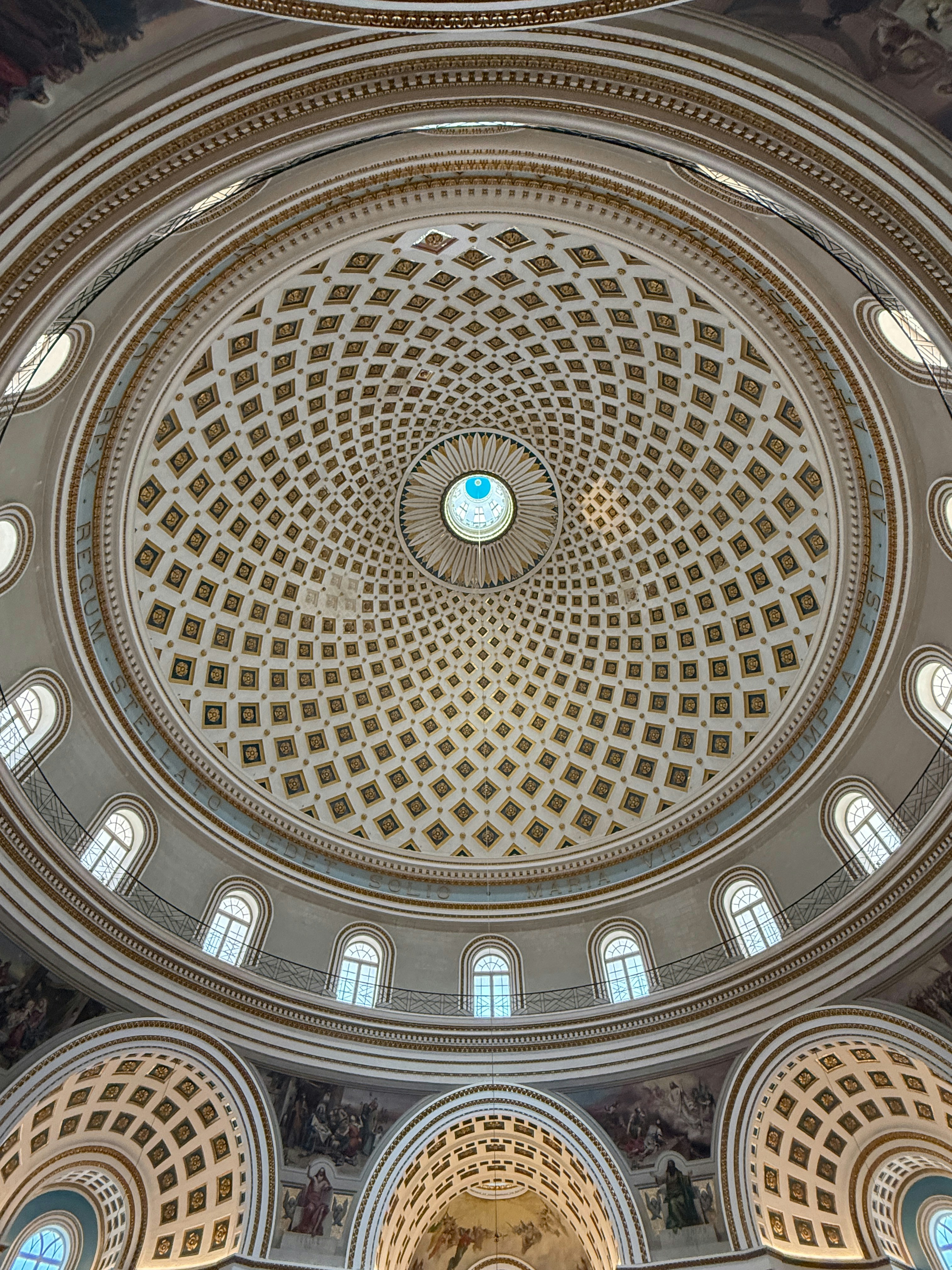 Domed Infinity: Concentric Light in a Grand Rotunda