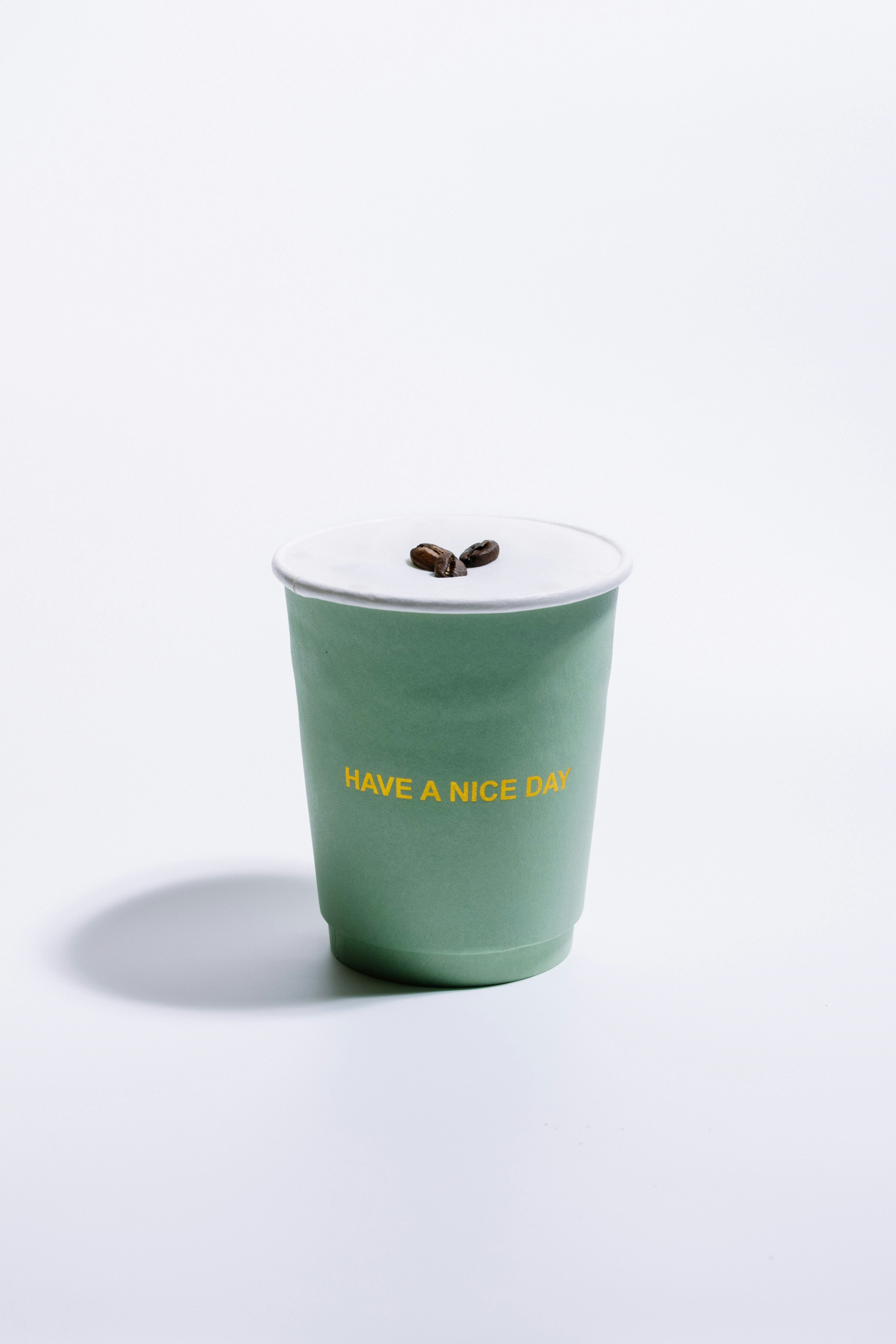 Cup of Calm: A Mint-green Coffee Moment