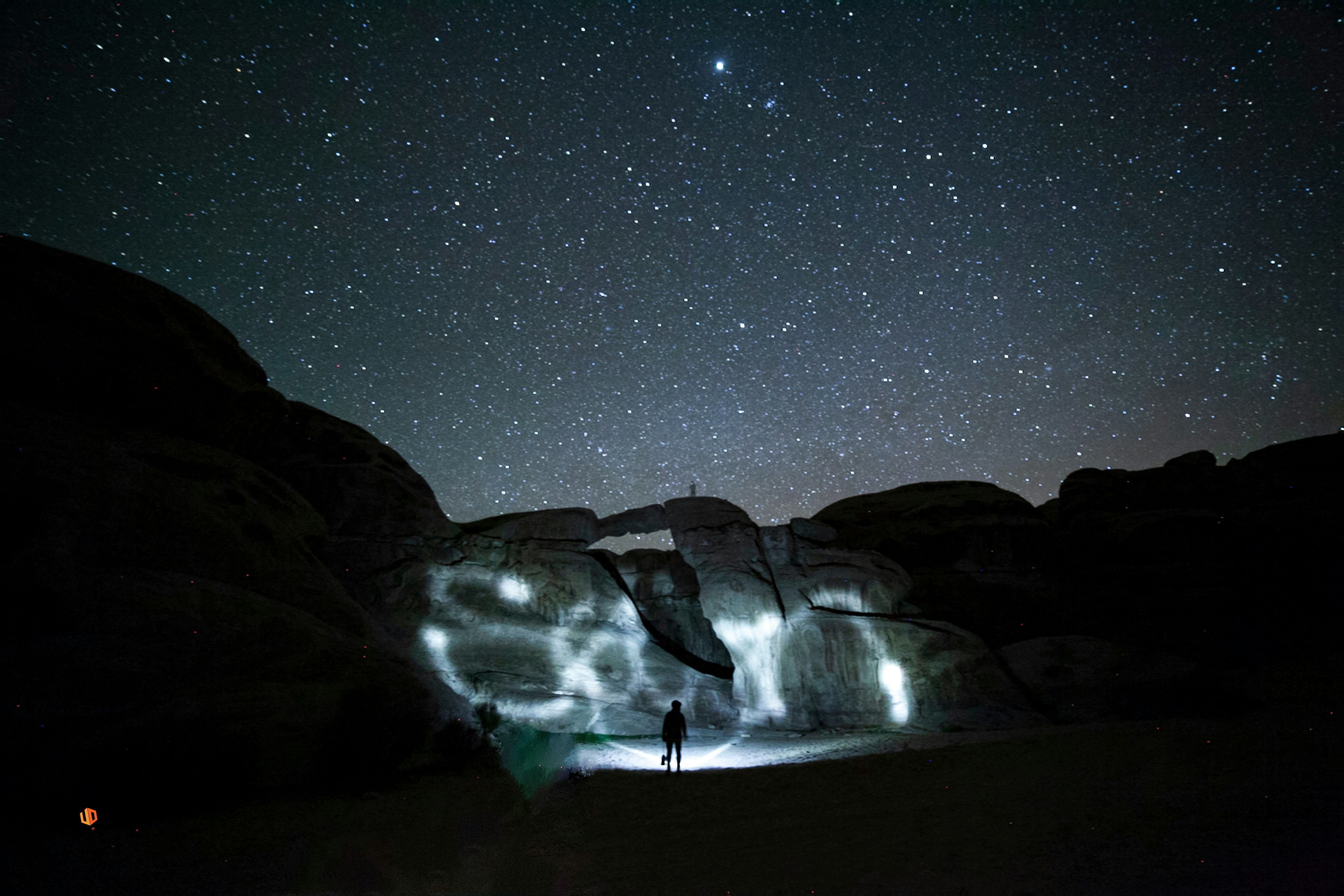 Starbound in the Valley: A Lone Explorer Beneath the Milky Way