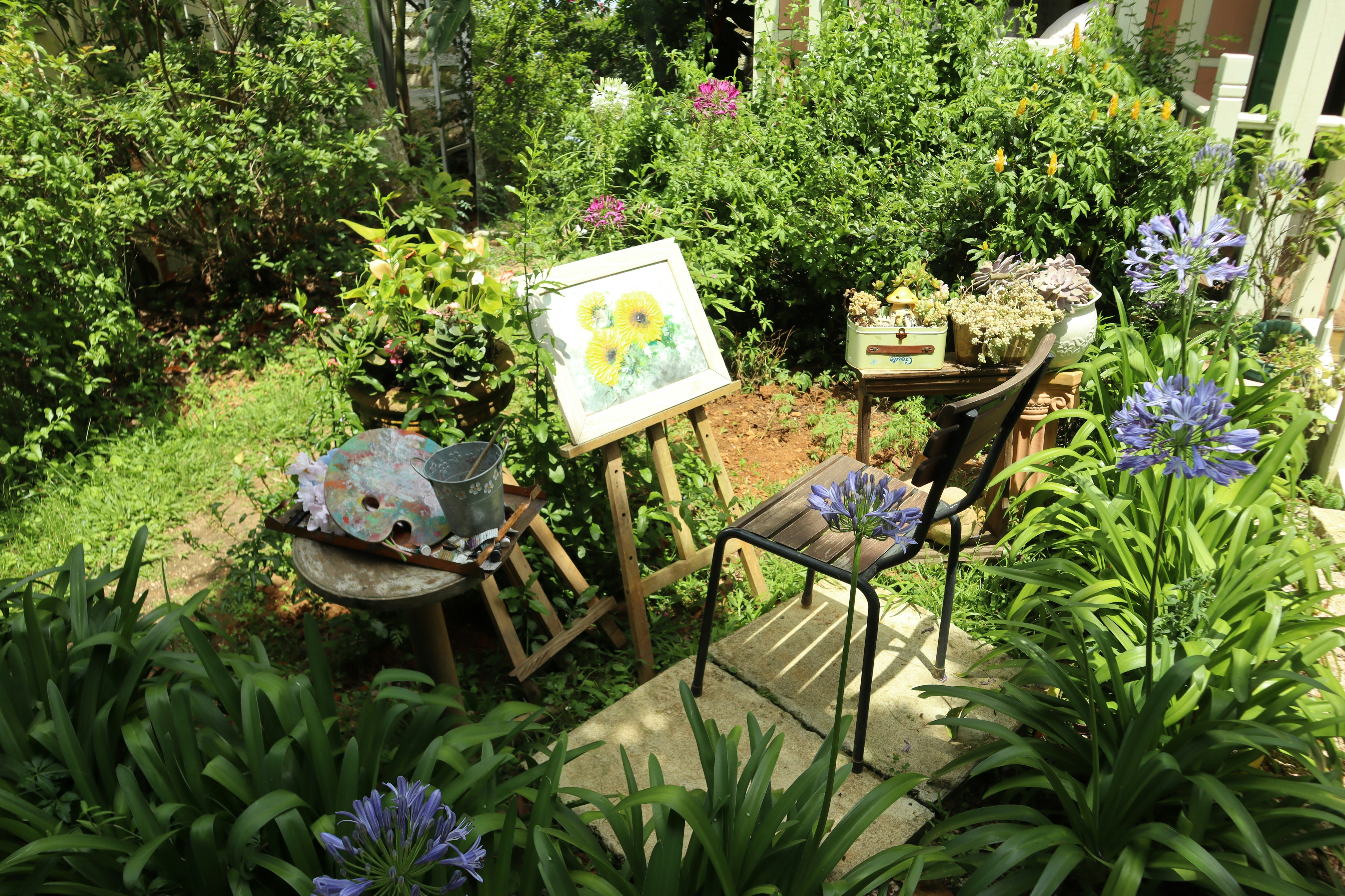 Garden Studio: A Framed Bouquet of Outdoor Treasures